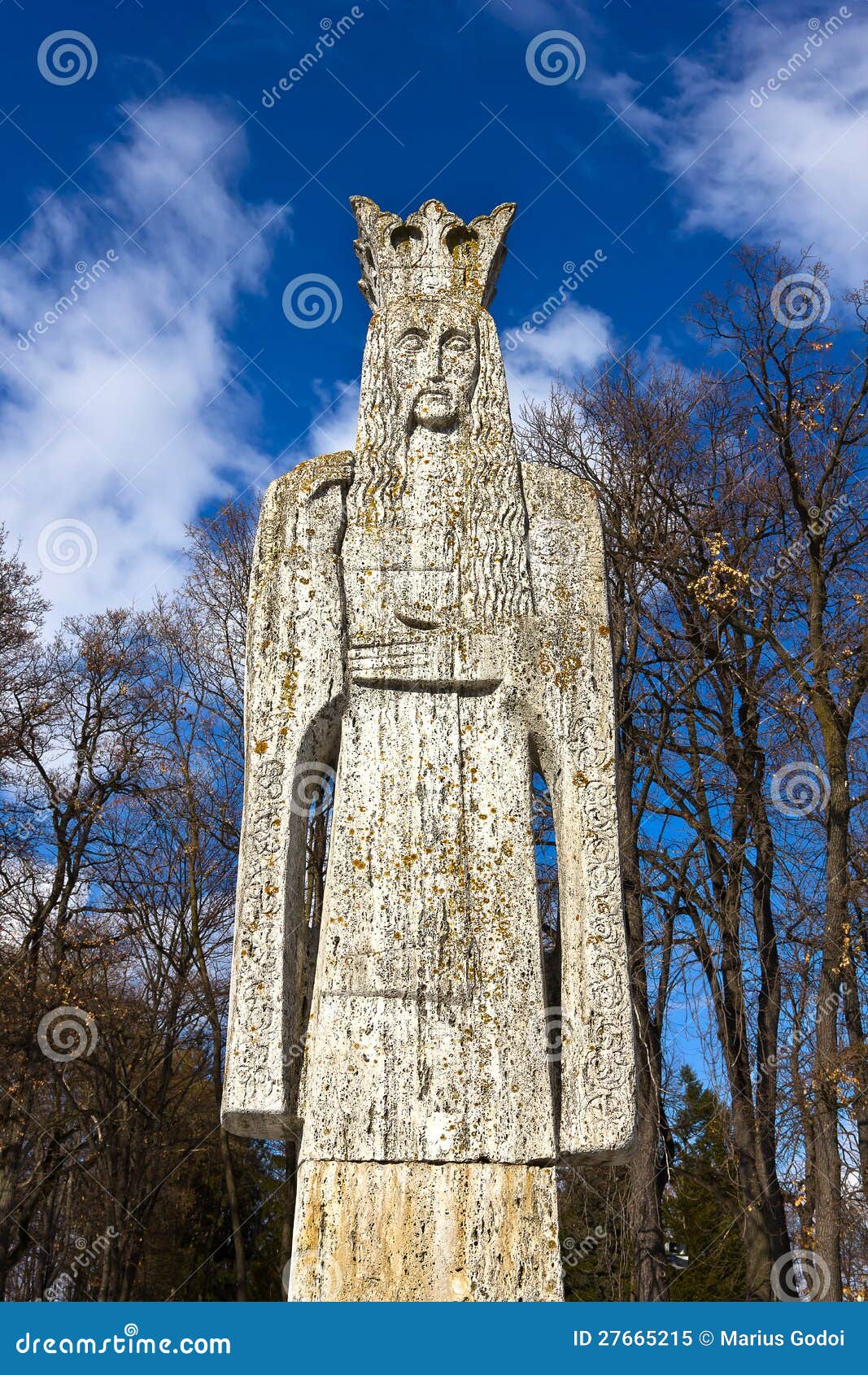Neagoe Basarab Sculpture - Medieval Romanian Lord Stock Image - Image ...