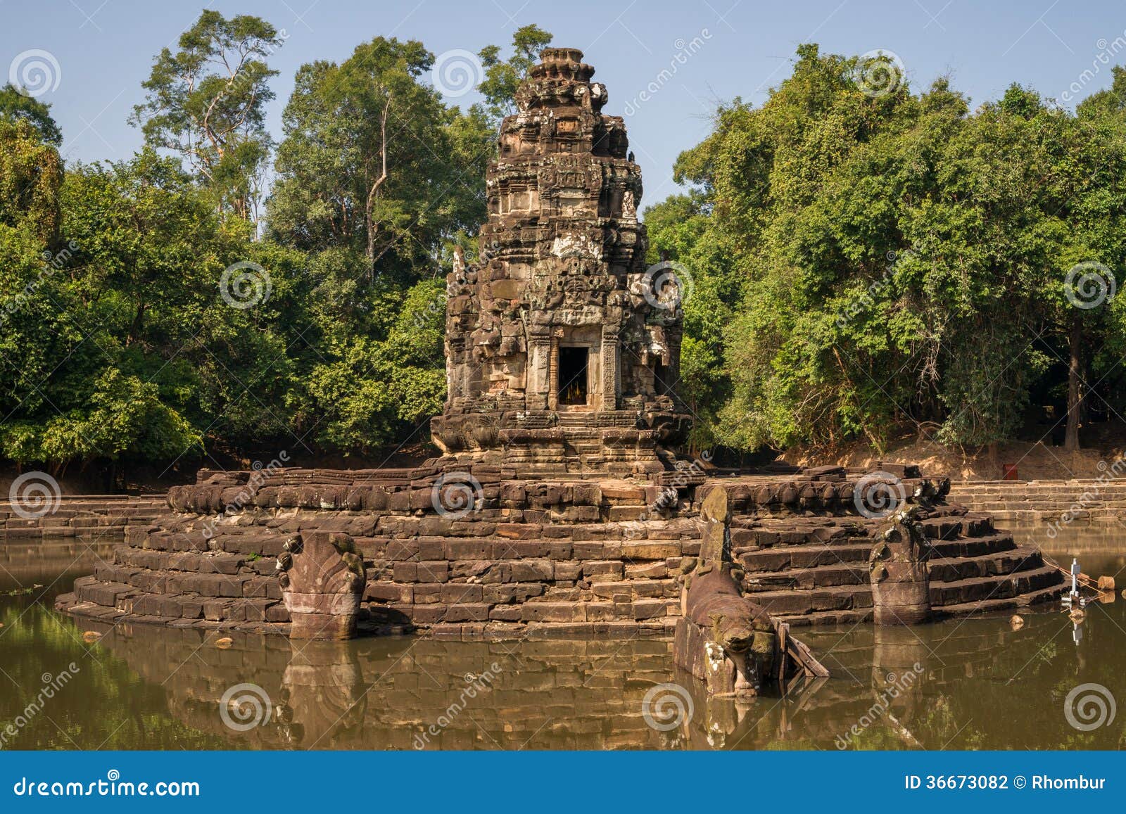 Neak Pean Temple Stock Photography | CartoonDealer.com #36673082