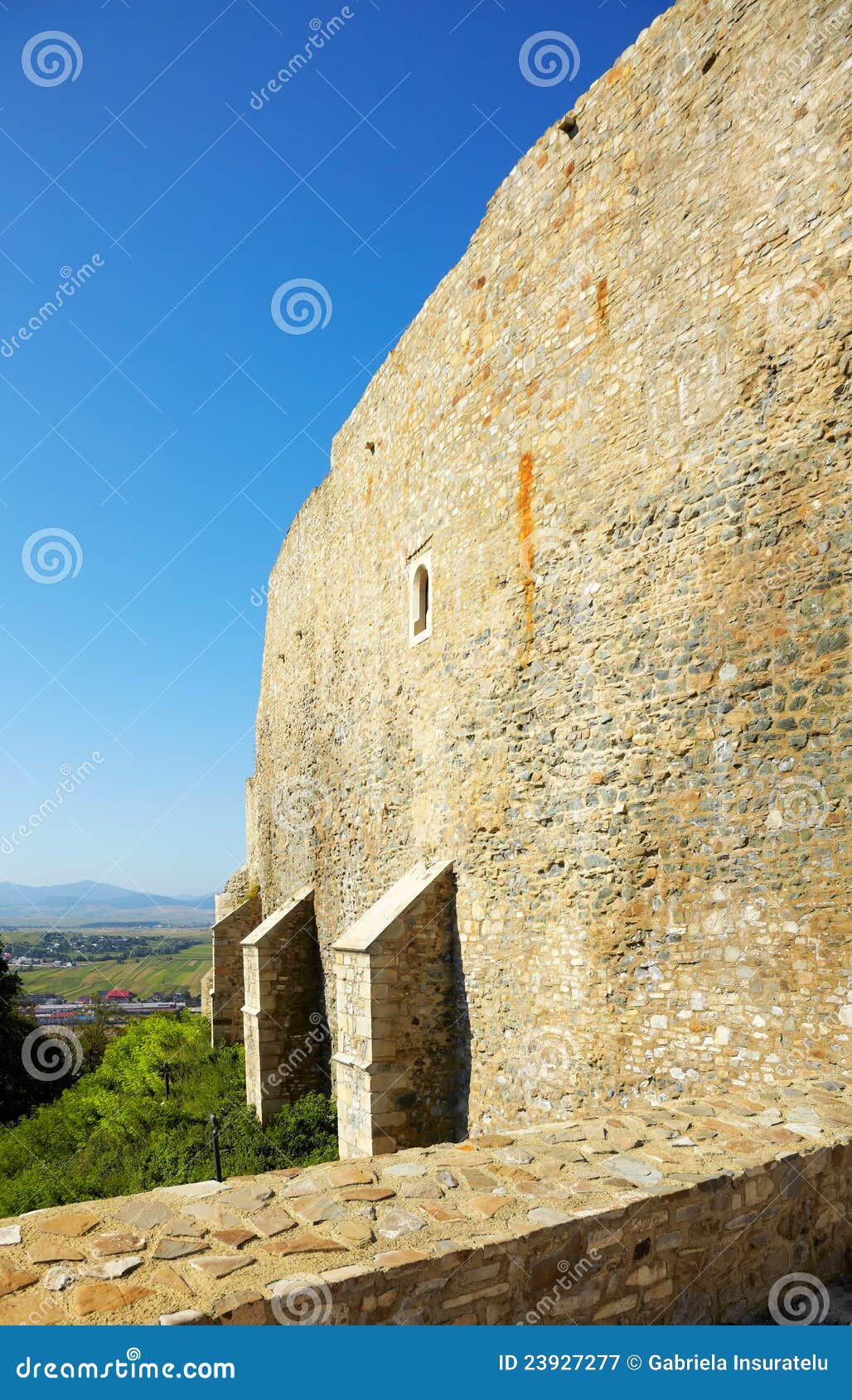 Neamt Fortress stock image. Image of tourism, eastern - 23927277