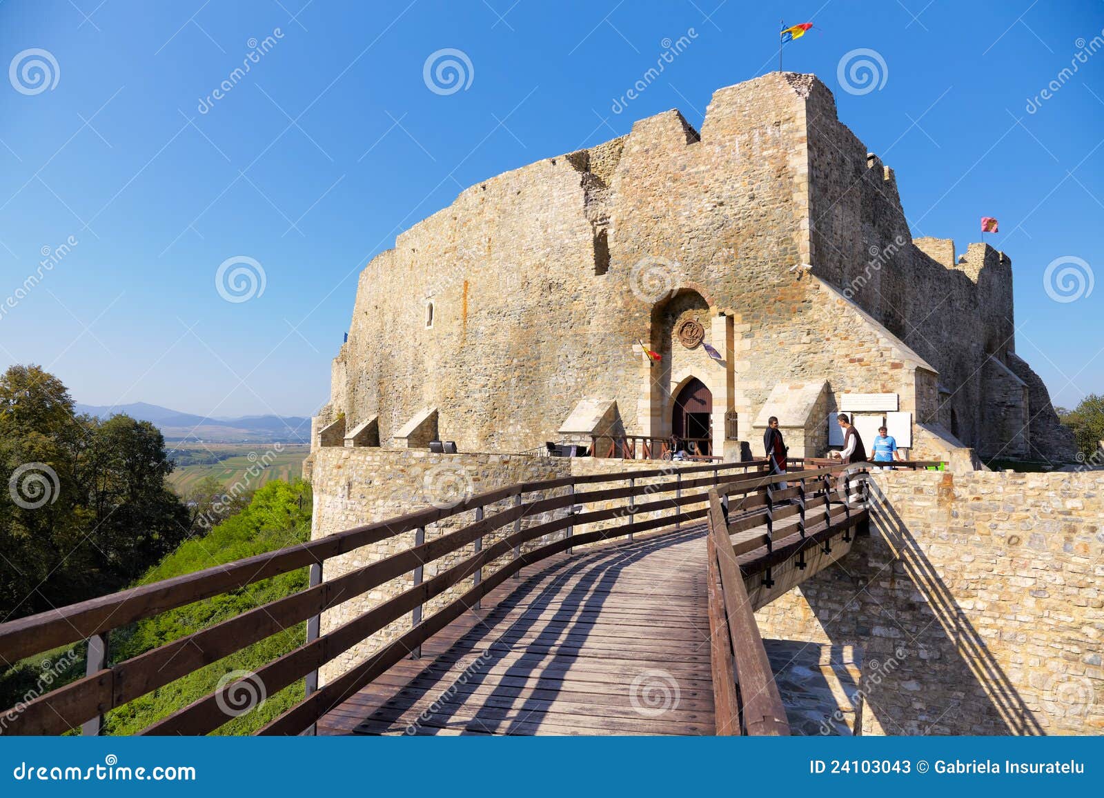 Neamt Fortress editorial stock photo. Image of patrimony - 24103043