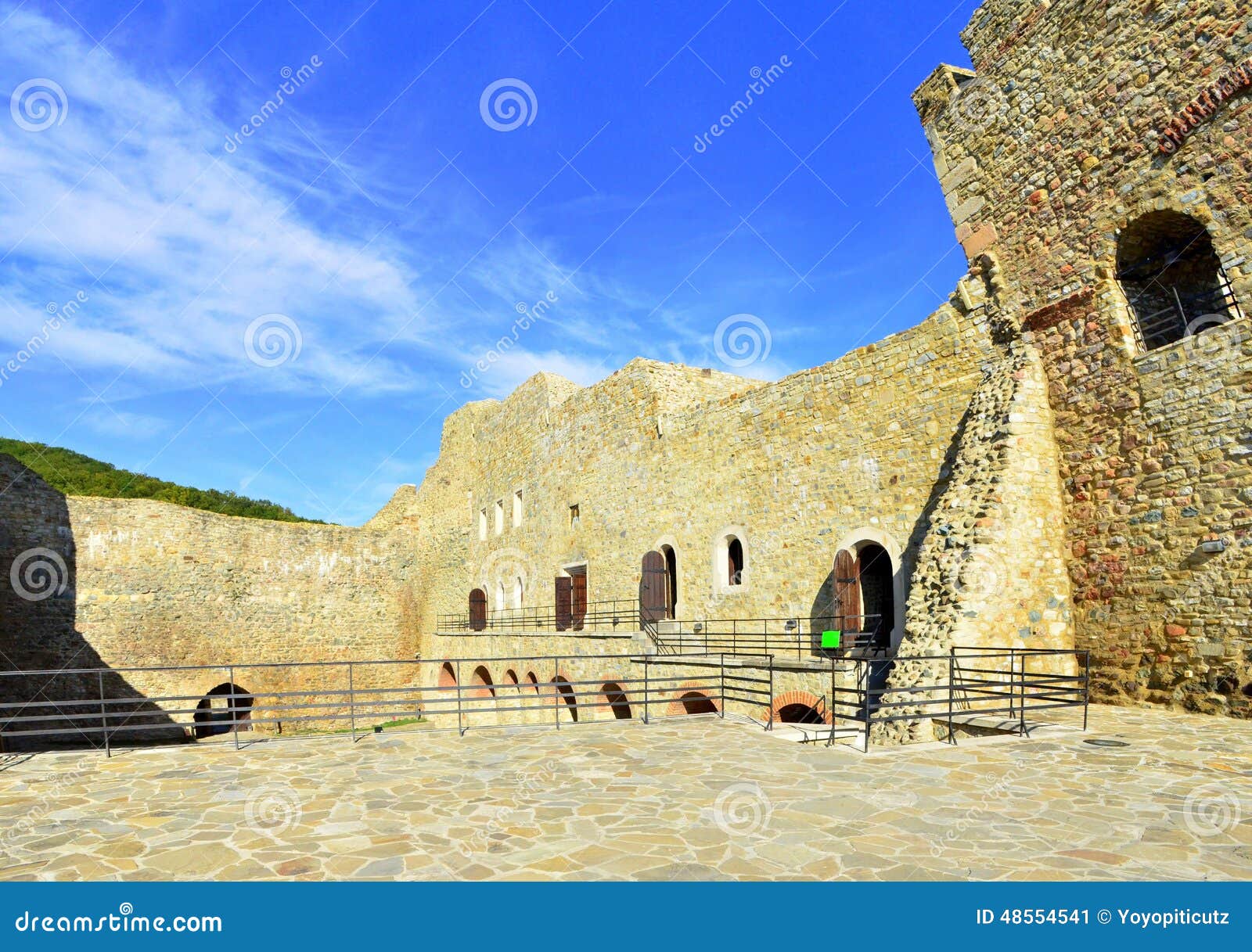 Neamt fortress - Romania stock image. Image of gangway - 48554541