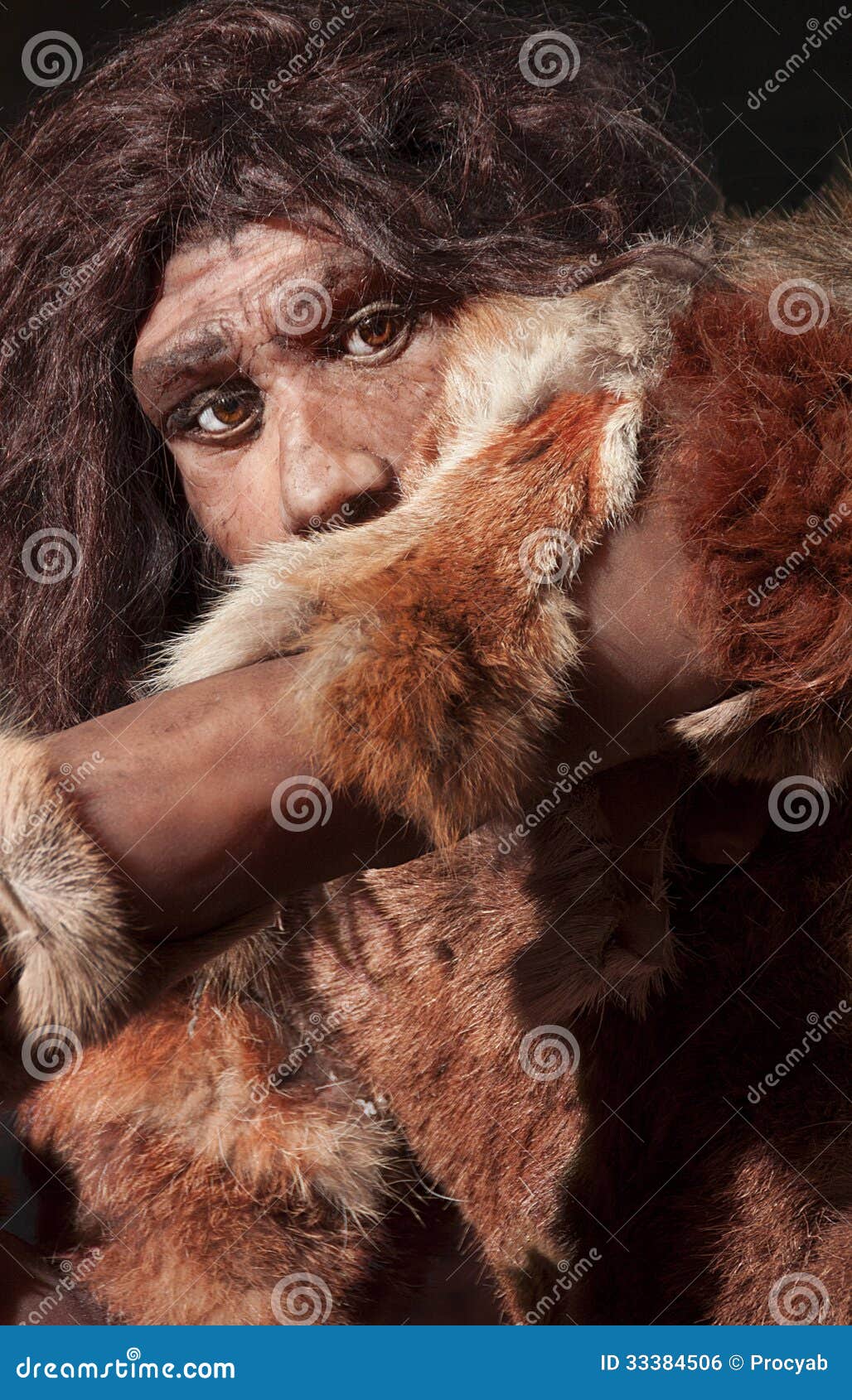Neanderthaler uitdrukking stock foto. Image of persoon - 33384506