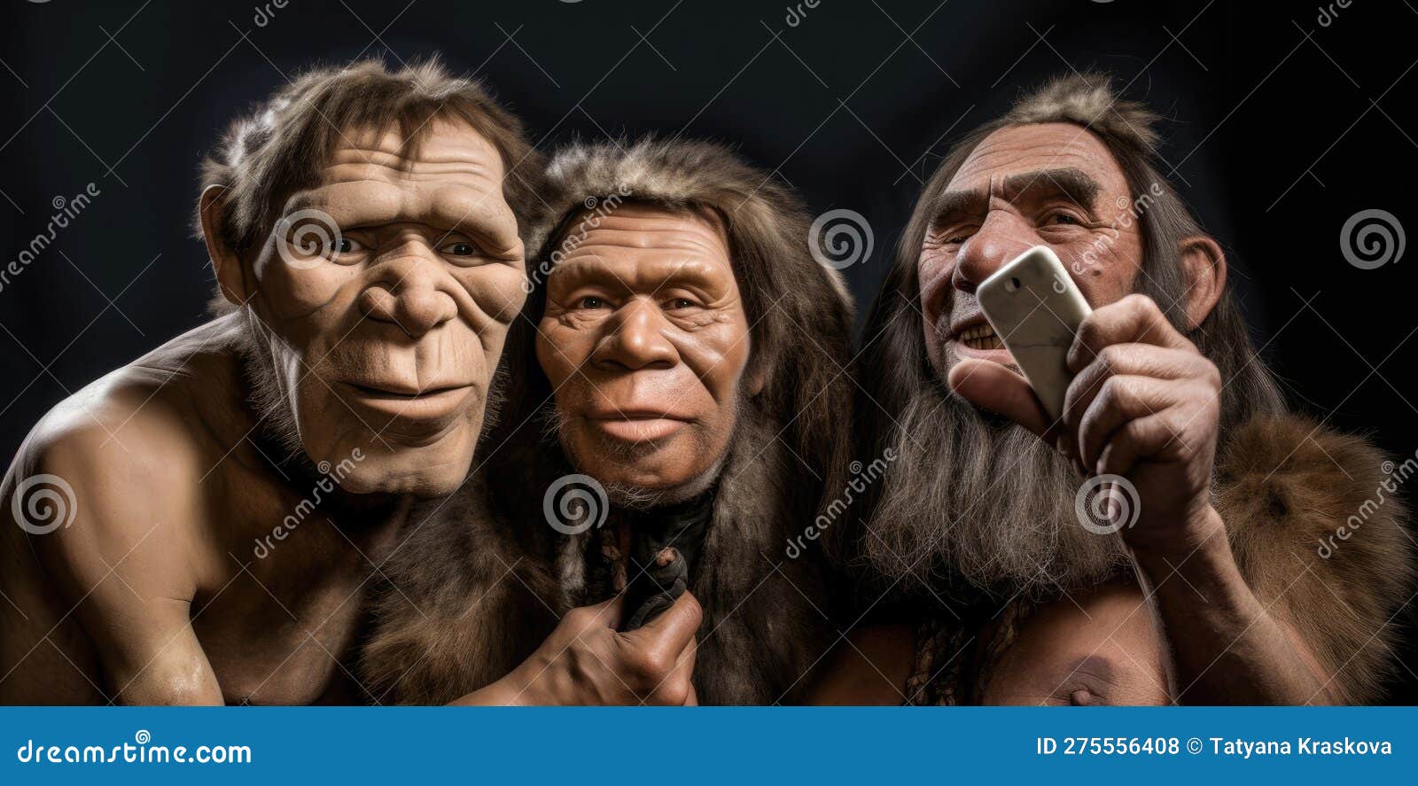 Neanderthals Selfies Stock Photography | CartoonDealer.com #275556368