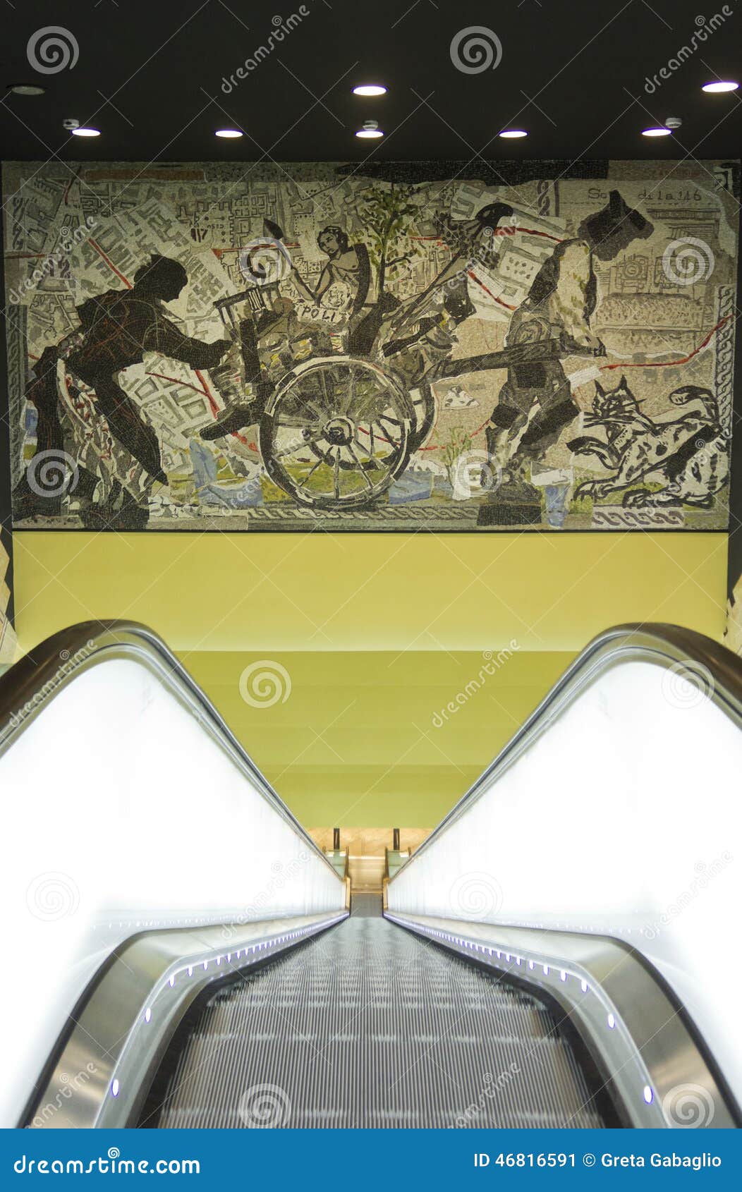 Neapel-U-Bahn, Toledo Station Redaktionelles Foto - Bild von künste ...