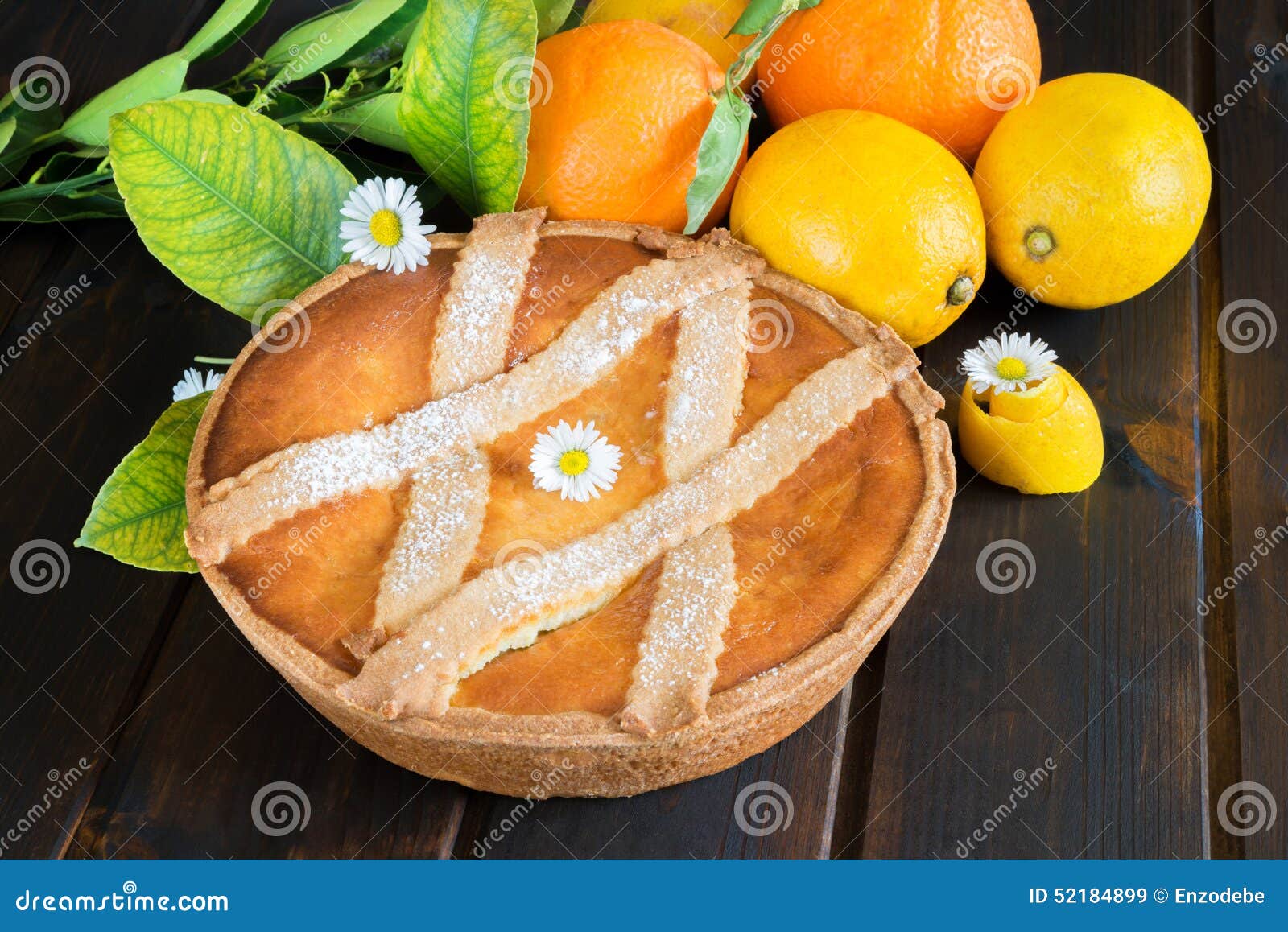 Neapolitan pastiera stock image. Image of pastiera, flavor - 52184899