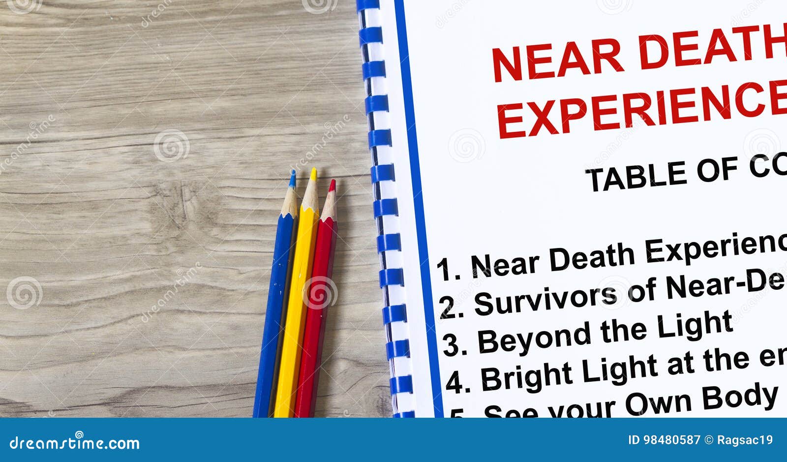 Near Death Experience Concept- Complete with Topics Stock Image - Image ...