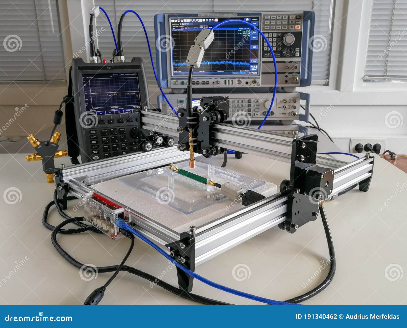 Near Field EMC Scanning System Stock Photo - Image of electromagnetic ...