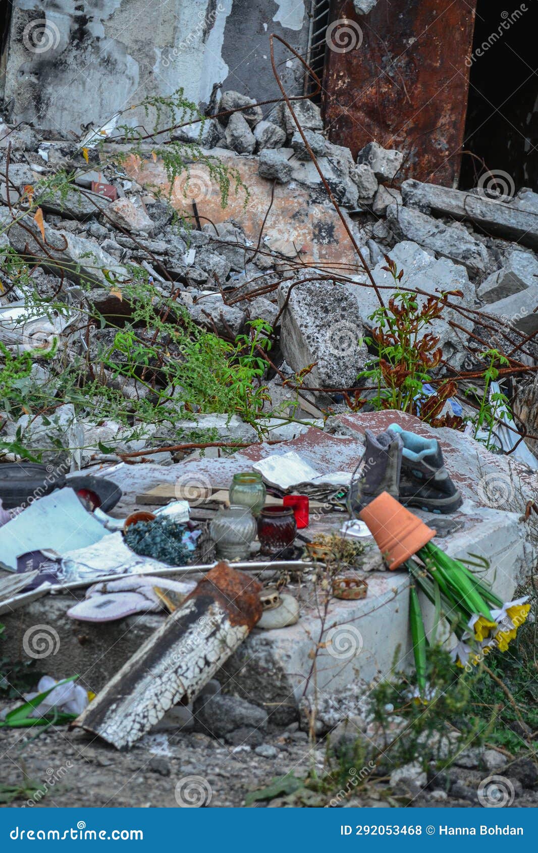 Near the House There are Things that Were Pulled Out from Under the ...