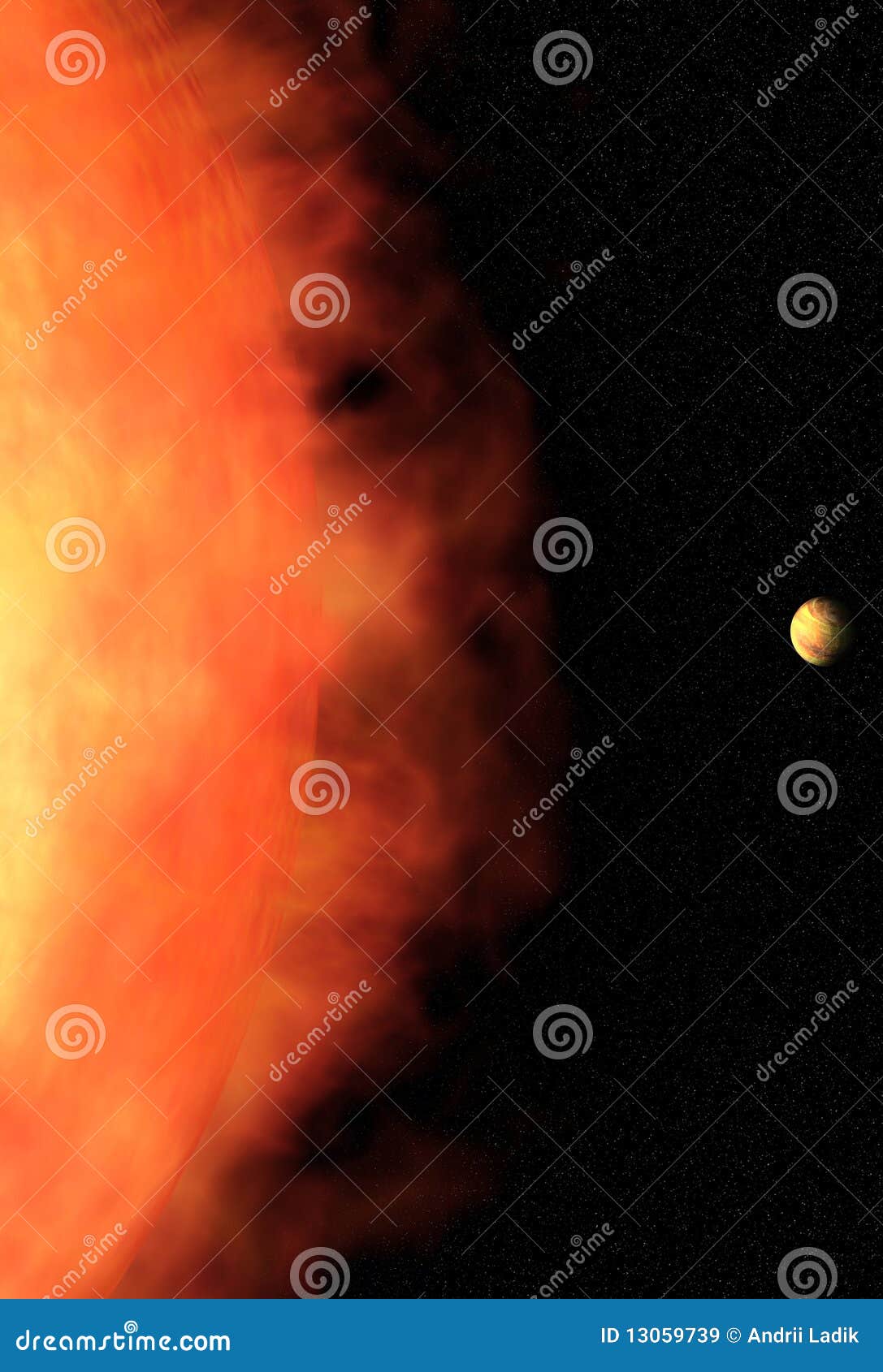Near the Sun stock illustration. Illustration of astral - 13059739