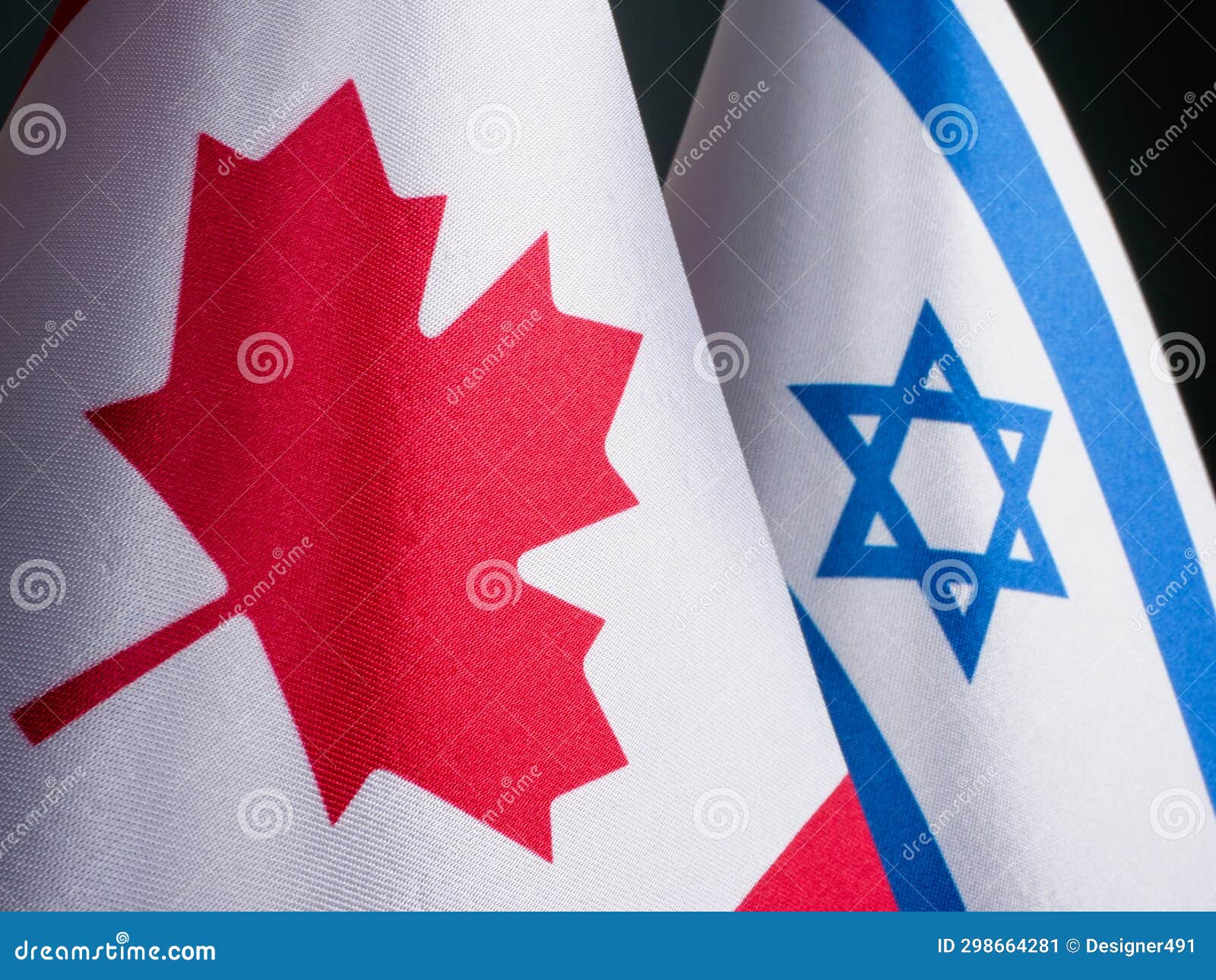 Nearby are the Flags of Canada and Israel. Stock Image - Image of flag ...