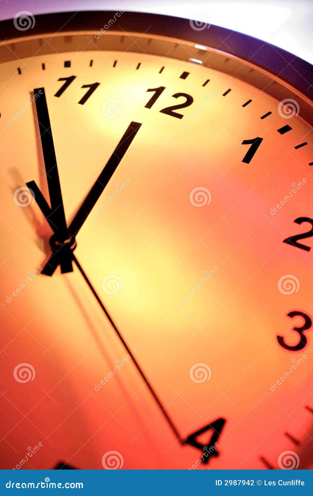 Nearly lunchtime stock photo. Image of time, clock, hand - 2987942