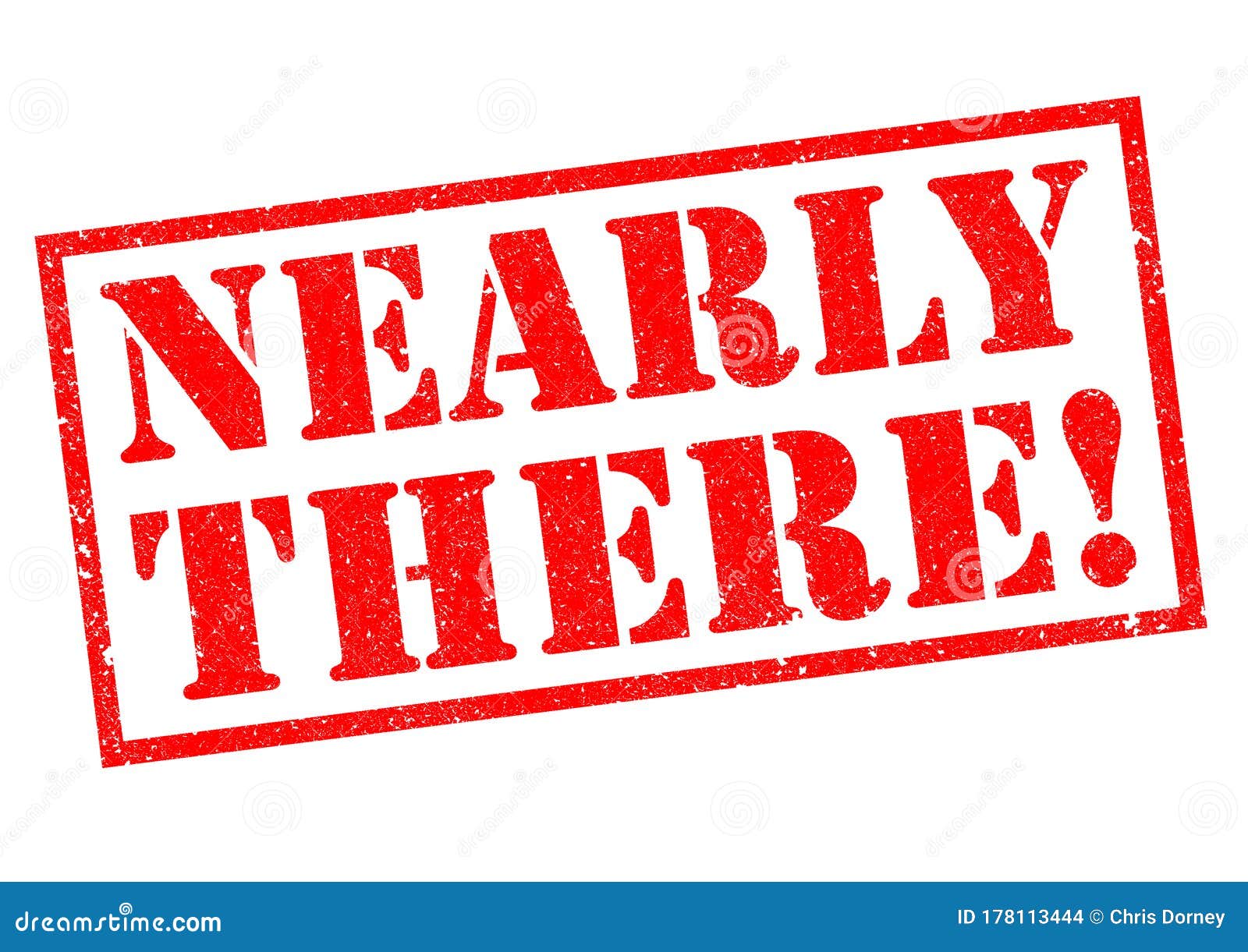 Nearly Over - Inspire Motivational Quote. Hand Drawn Beautiful ...