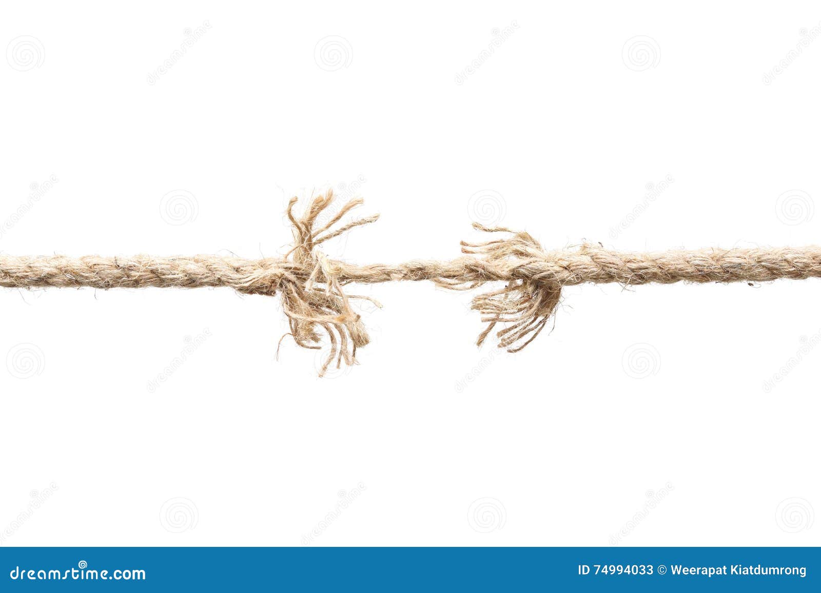 Nearly torn rope stock image. Image of stress, last, chance - 74994033