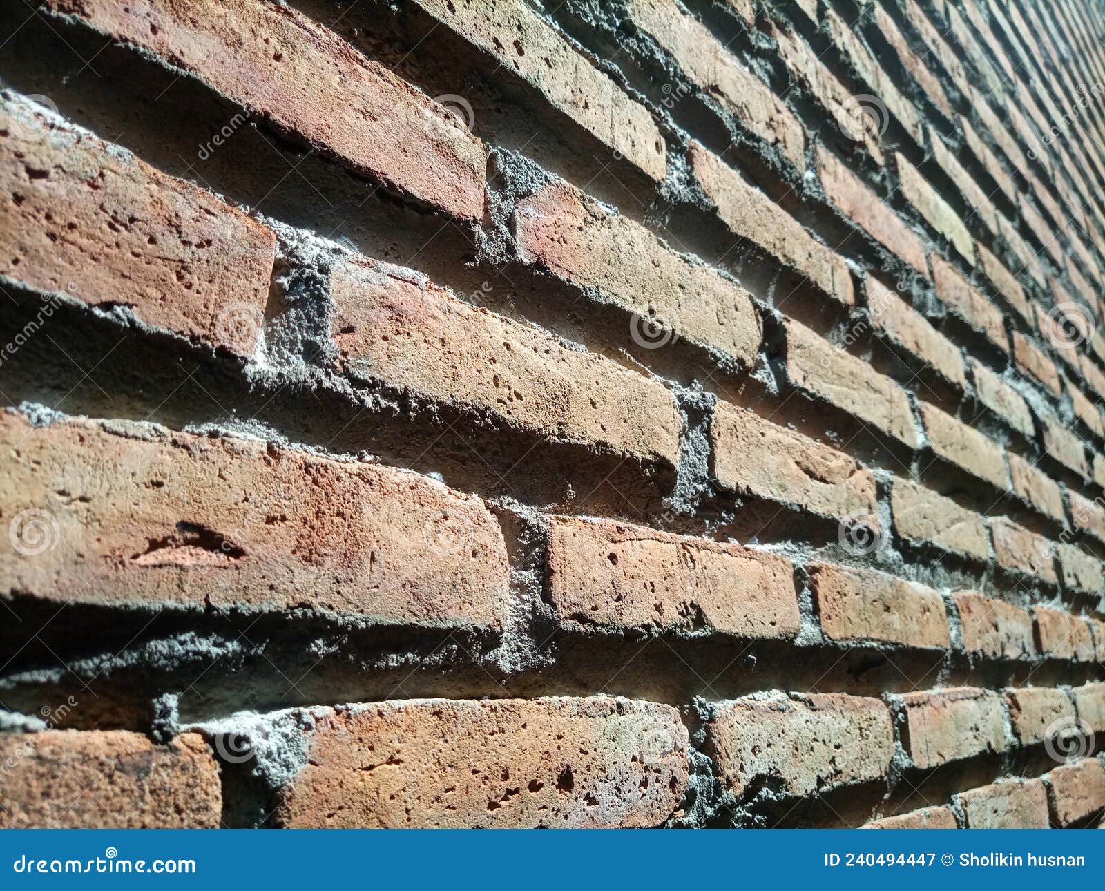 Neat Arrangement of Building Wall Bricks Stock Image - Image of bricks ...