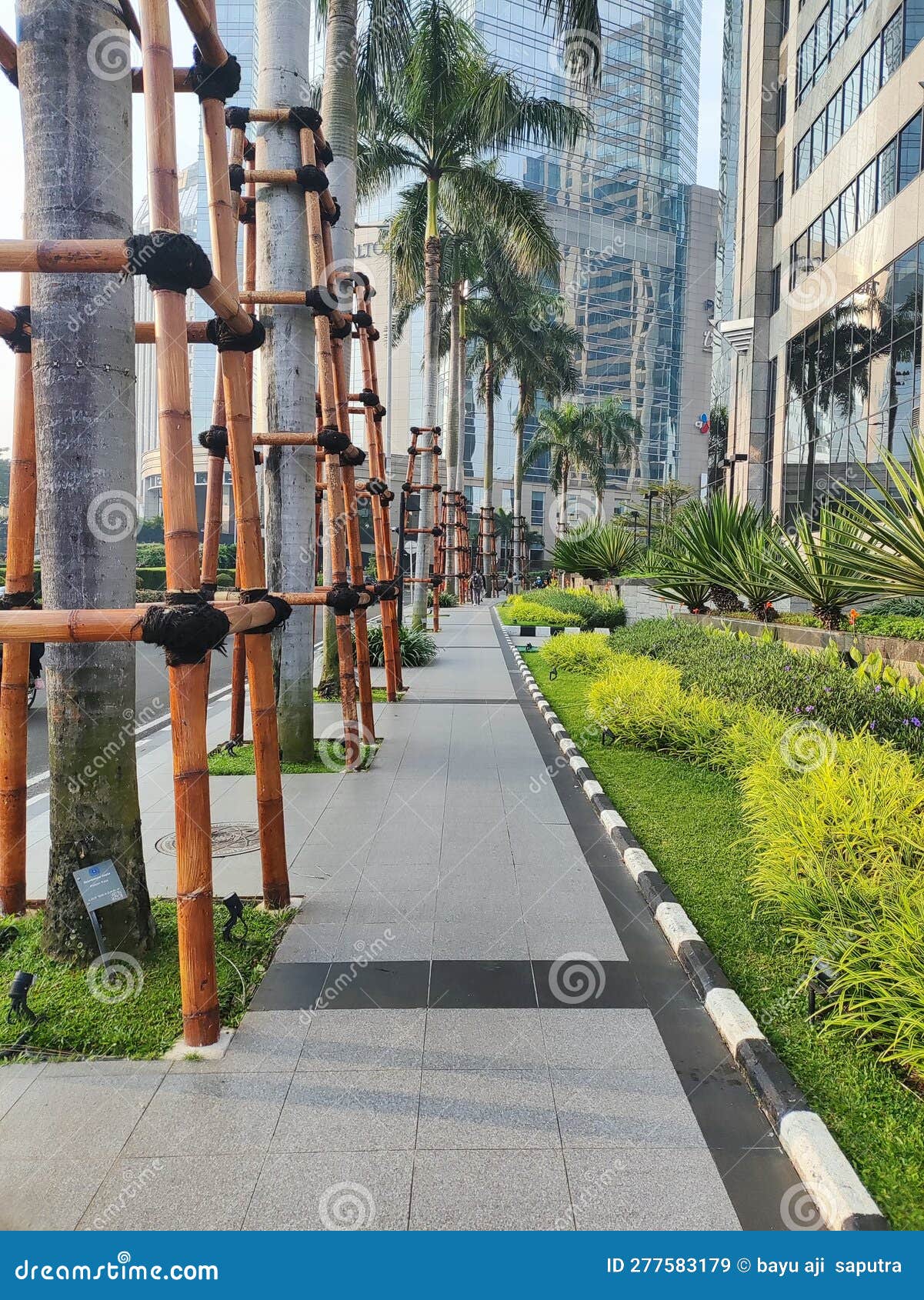 Neat and Clean Walkways Pedestrian Stock Image - Image of landmark ...