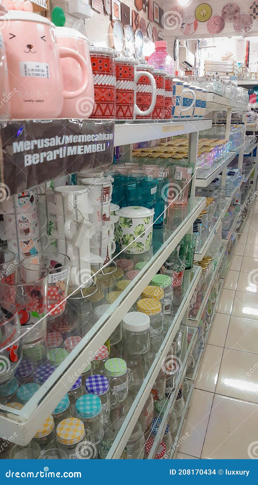 Neat Composition Aesthetic Racks Rack Editorial Stock Image - Image of ...