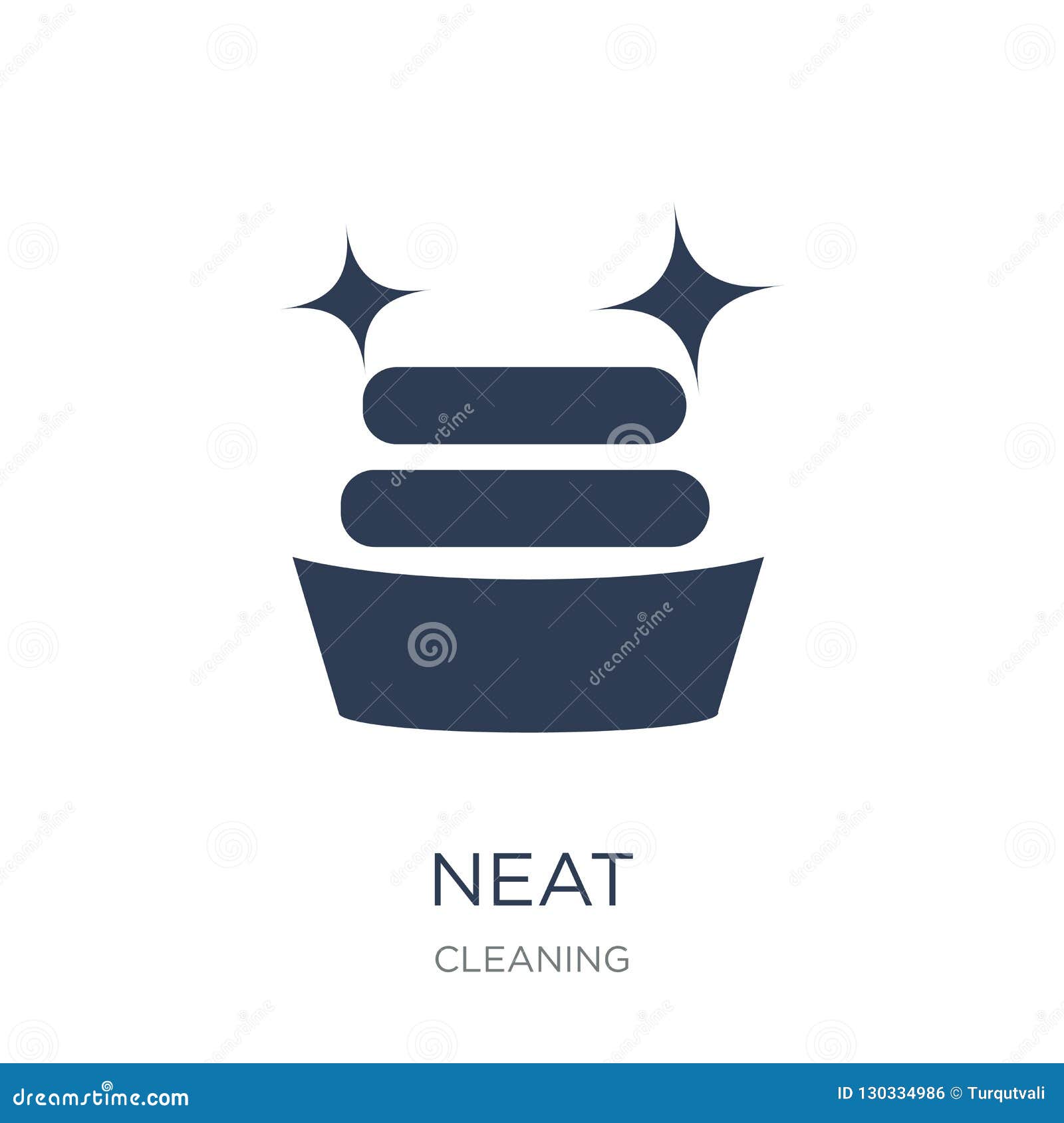 Neat Icon. Trendy Flat Vector Neat Icon on White Background from Stock ...