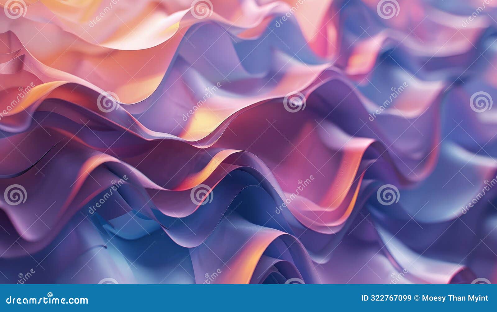 Neat Paper Fold Style Holo Abstract 3D Background Stock Illustration ...