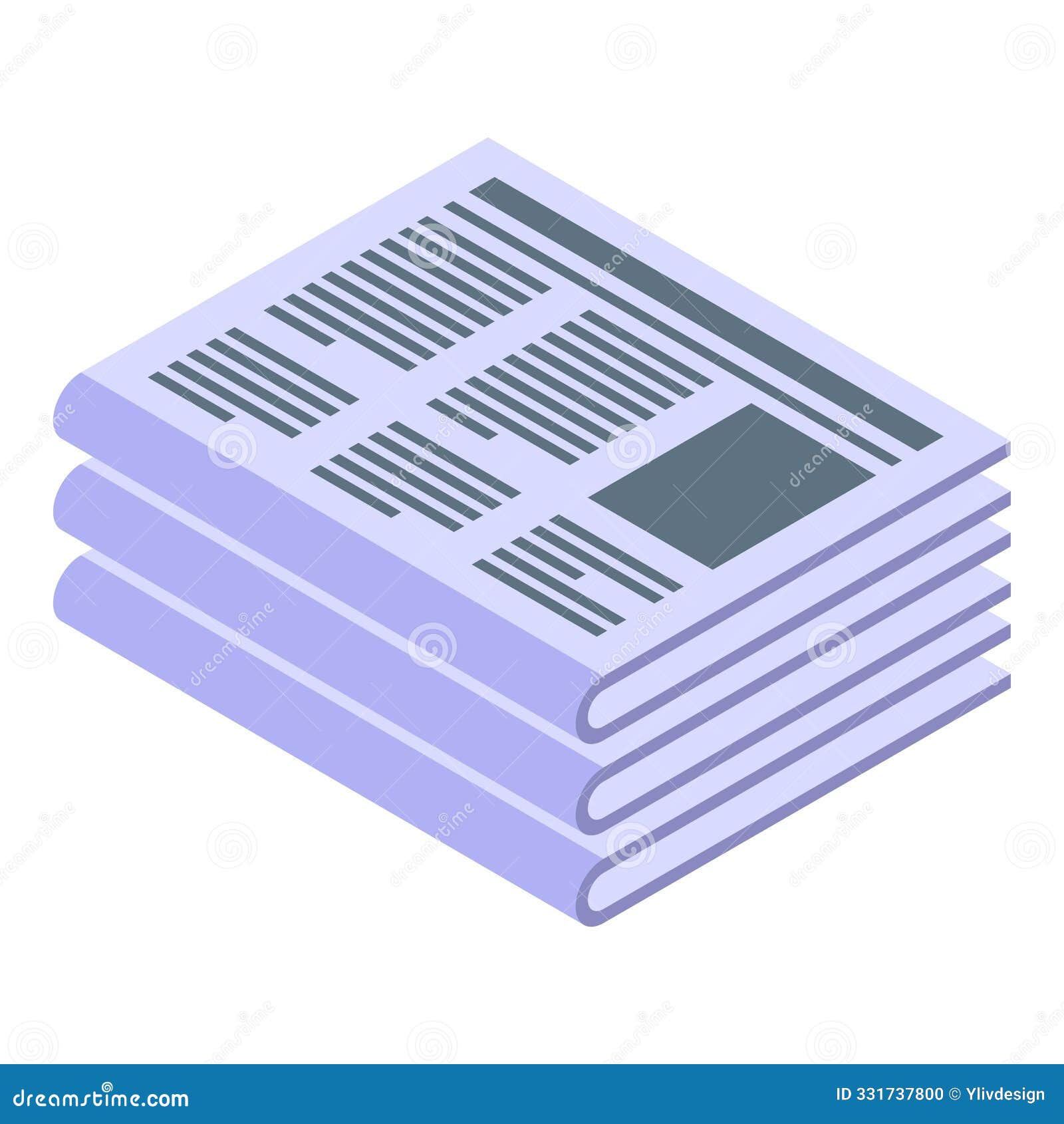 Stack of Newspapers Representing Breaking News and Current Events Stock ...