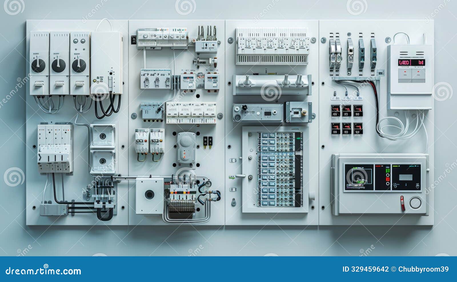 Electric Switchboard Icon Color Outline Vector | CartoonDealer.com ...