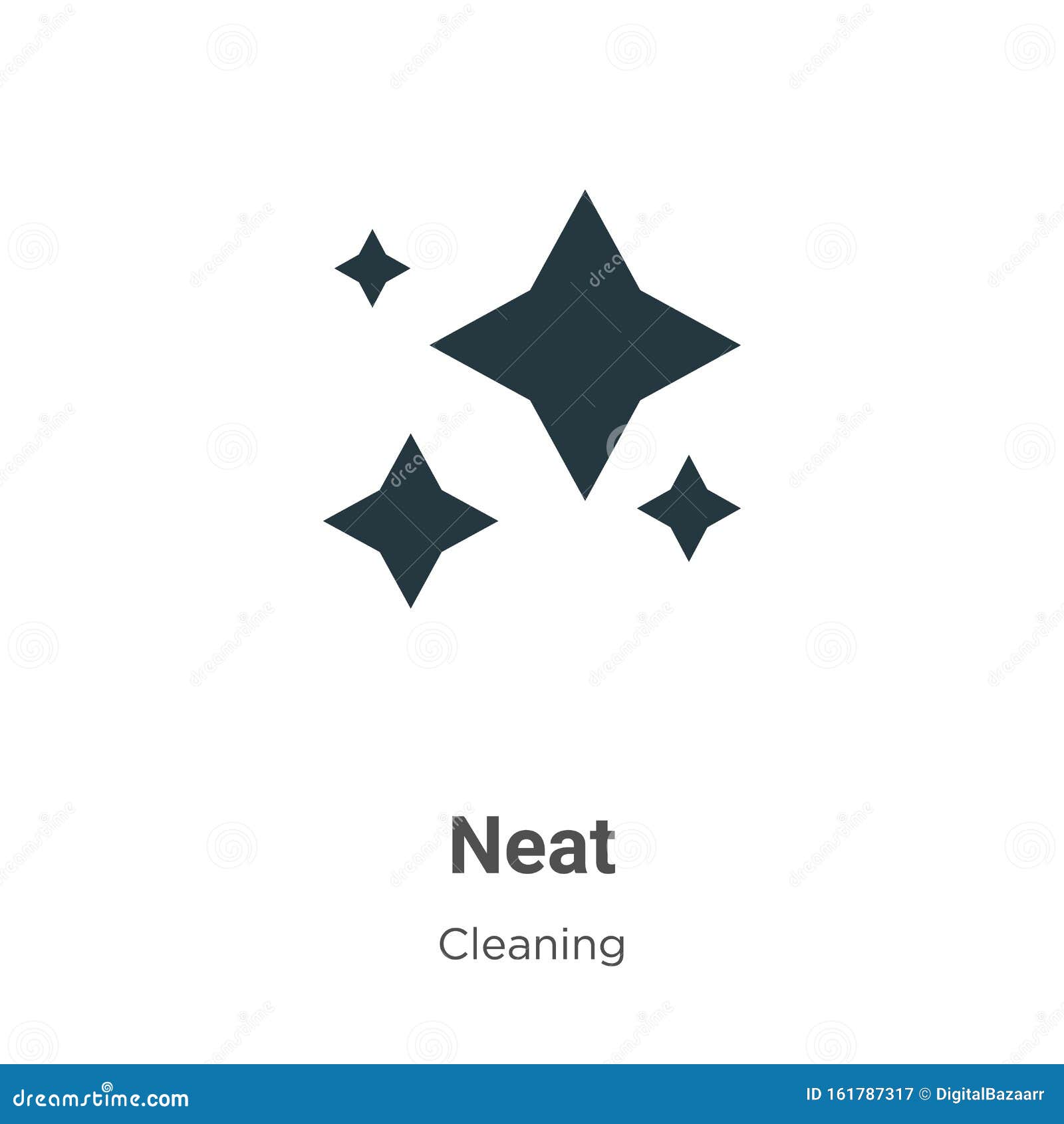 Neat Vector Icon On White Background. Flat Vector Neat Icon Symbol Sign ...