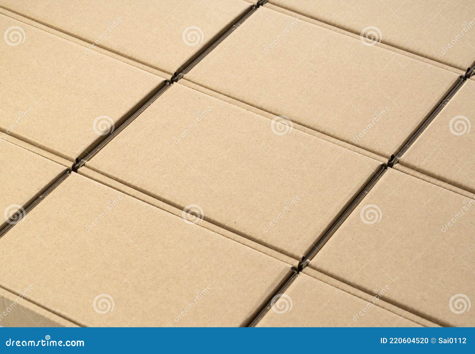 Neatly Arrange the Cardboard Boxes on a White Background Stock Photo ...