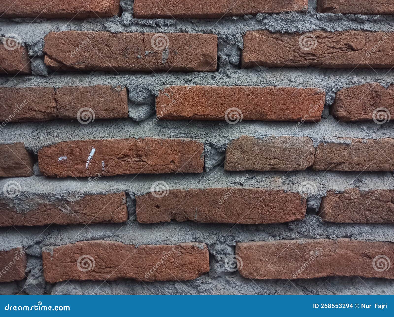 Neatly Arranged Bricks on a Wall of the Building Stock Photo - Image of ...