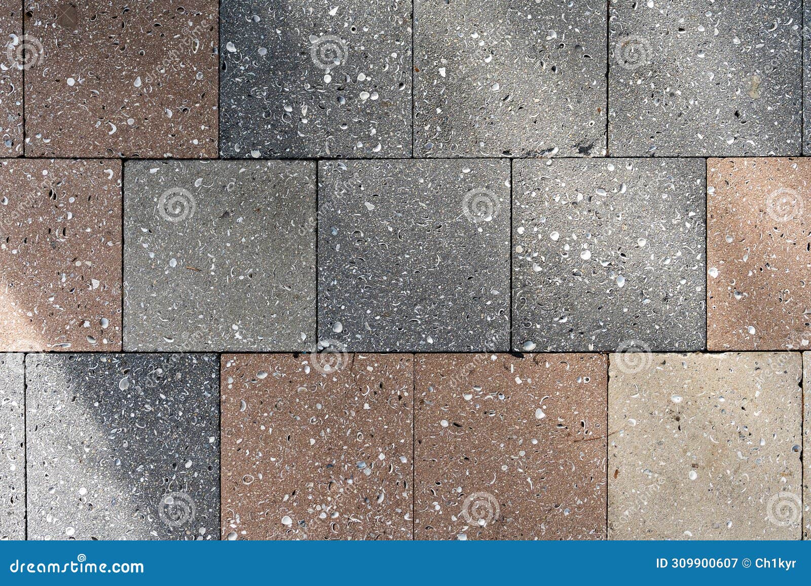 Neatly Arranged Section of Pavement Made of Rectangular Cobblestones ...