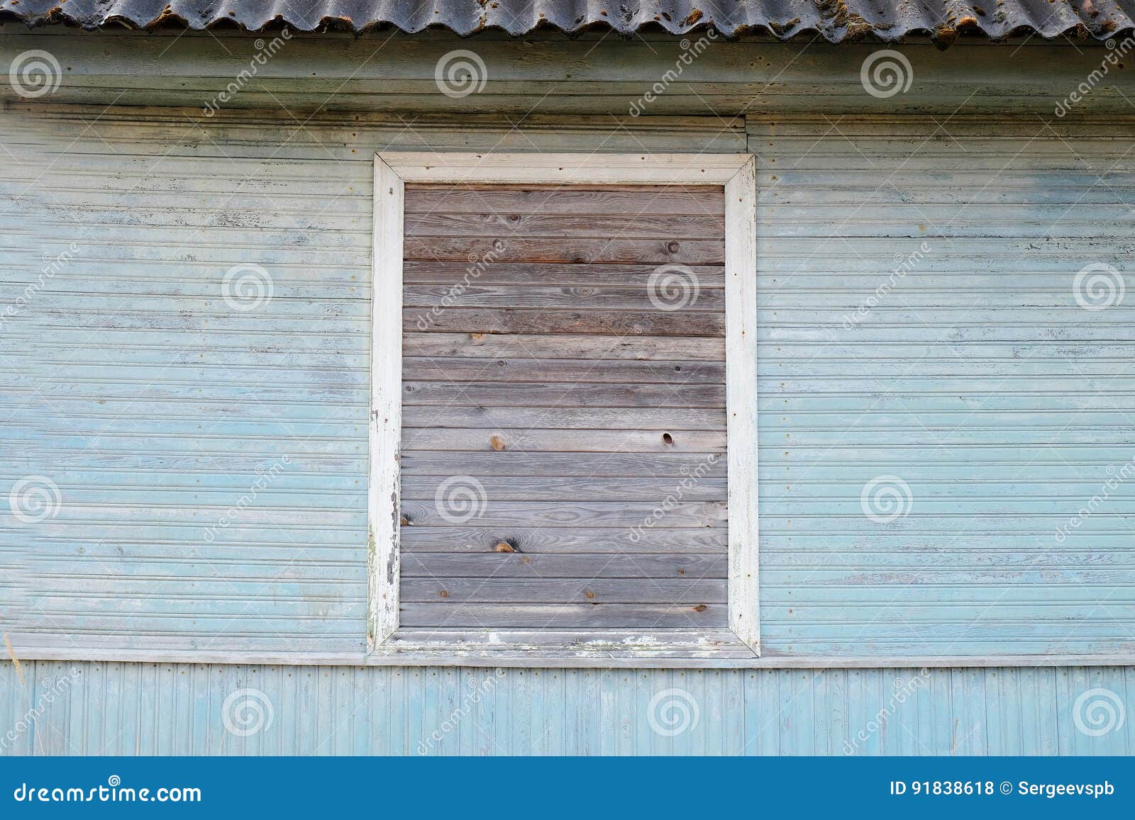 Neatly boarded up window stock photo. Image of residential - 91838618