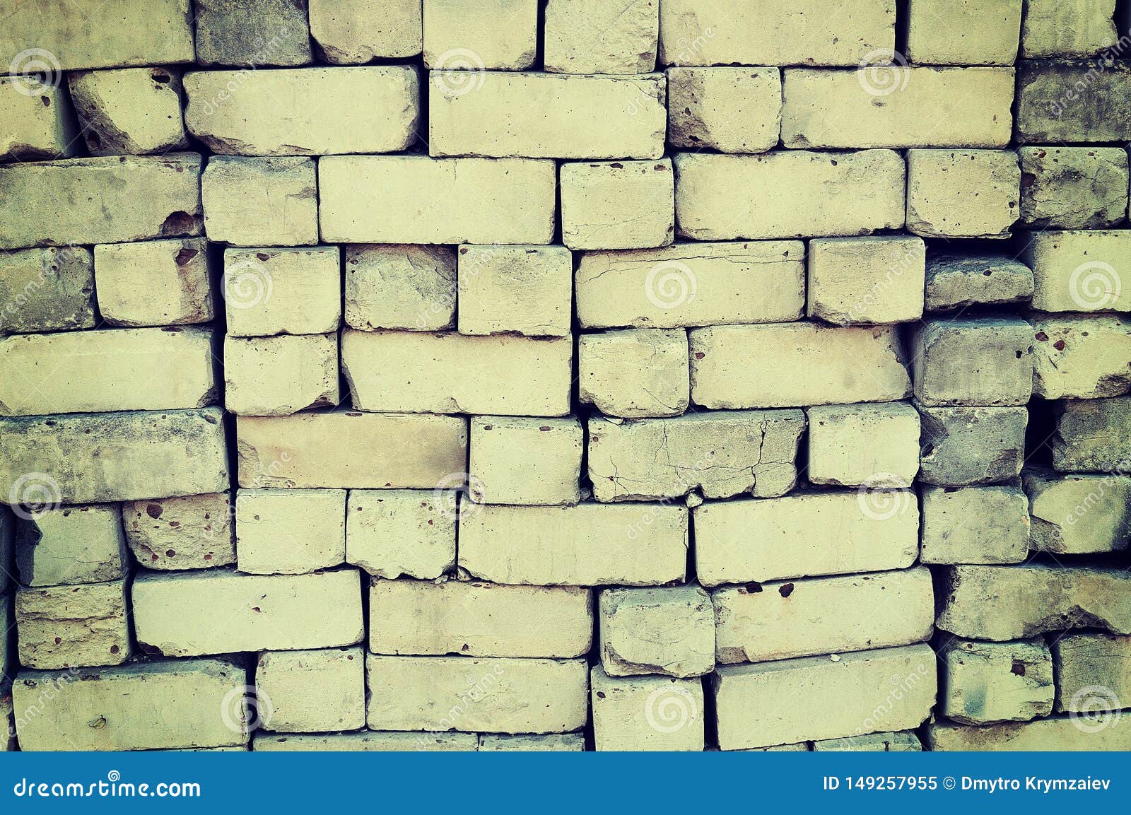 Neatly folded brick stock image. Image of closeup, plaster - 149257955