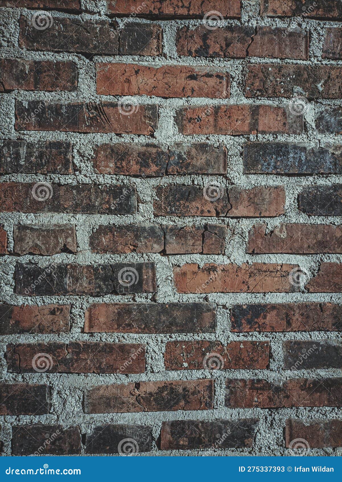 Neatly arranged old bricks stock image. Image of soil - 275337393