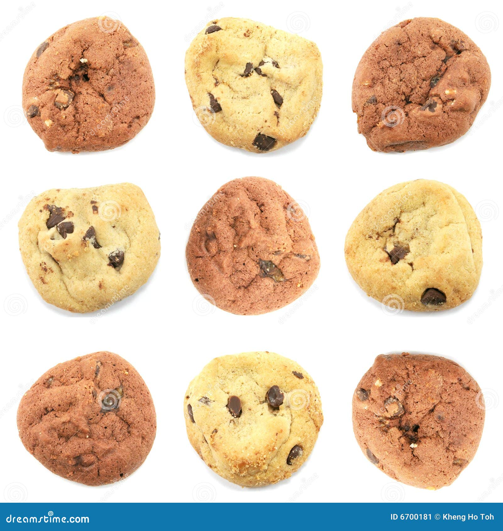 Neatly Laid Out Cookies stock image. Image of baked, flour - 6700181