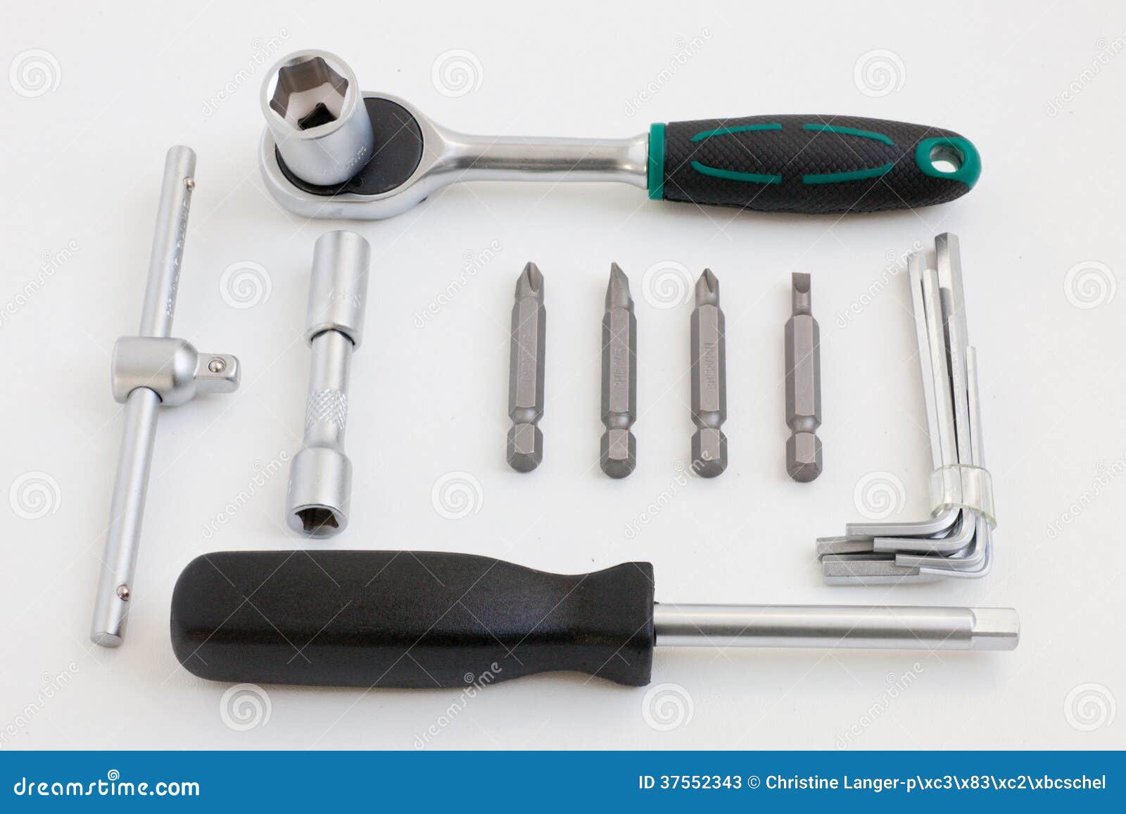 Neatly laid out tools stock image. Image of artisan, toolkit - 37552343