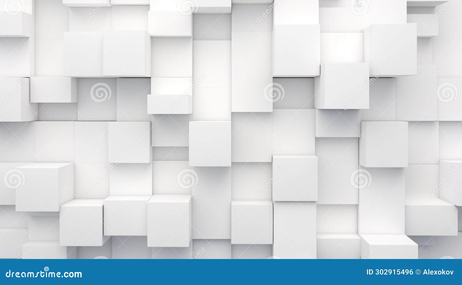 Neatly Organized 3D Blocks Creating a White Tech Wallpaper AI Generated ...