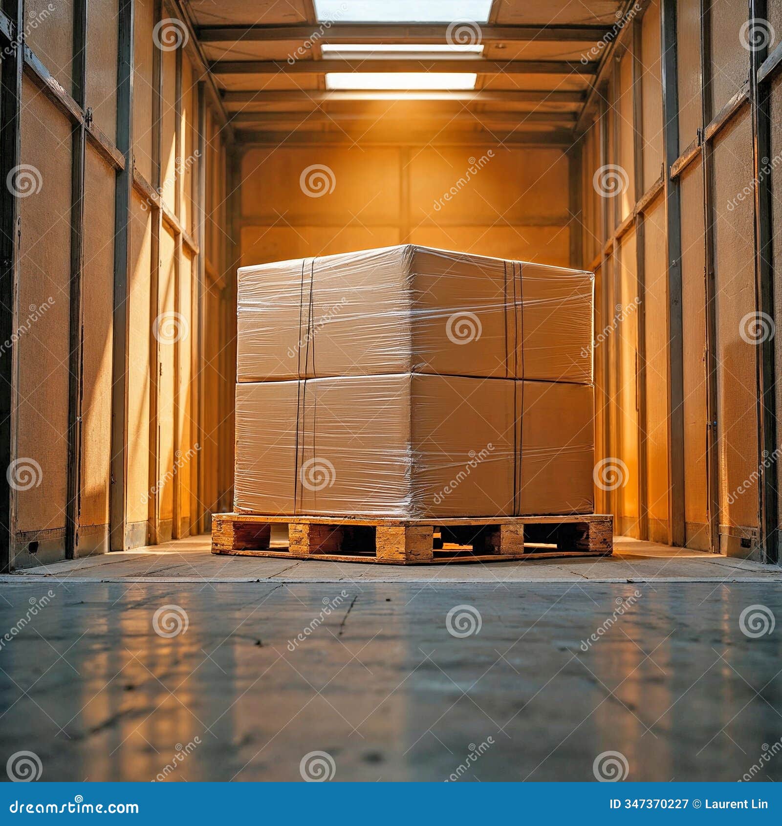 Box Inside Container Ready for Shipping – Logistics and Delivery ...