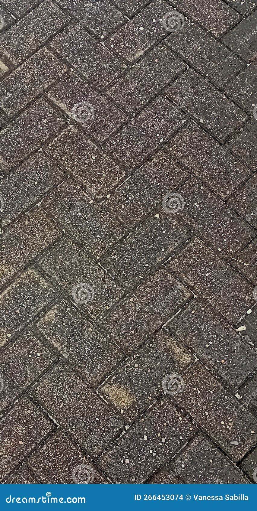 Neatly Stacked Black Bricks Stock Photo - Image of sand, floor: 266453074