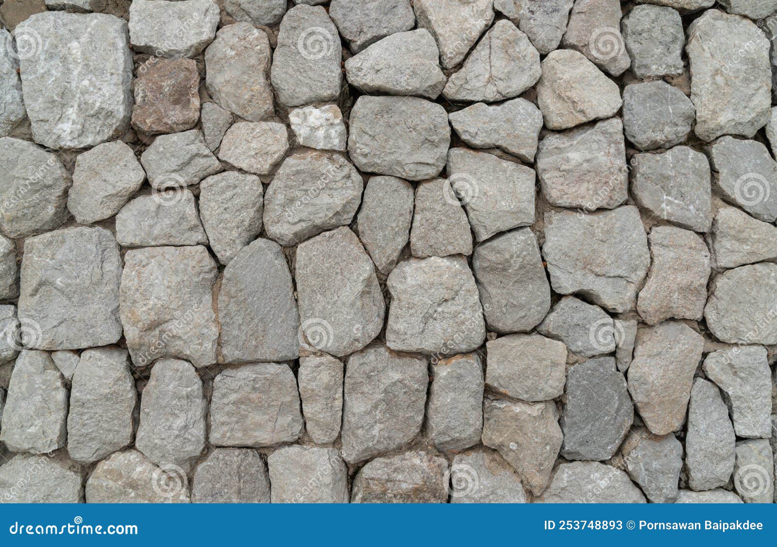 Neatly Stacked Rough Cut Stone Wall S Stock Image - Image of antique ...