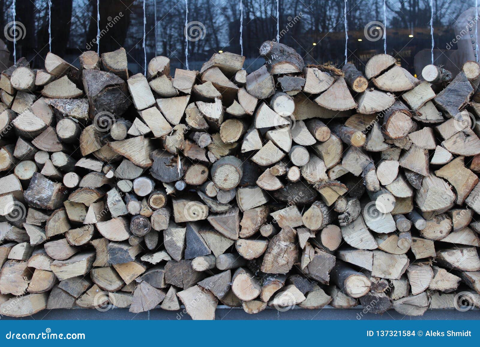 Neatly Stacked Wood for Steak Stock Photo - Image of neatly, steak ...