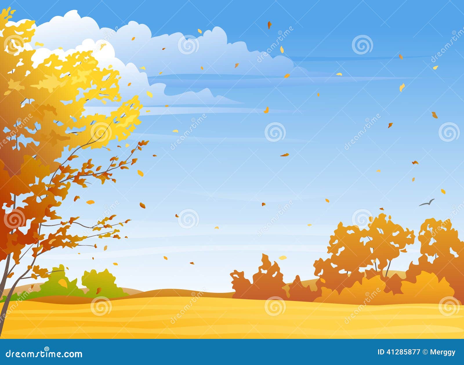 Nebel auf dem Feld vektor abbildung. Illustration von wolke - 41285877