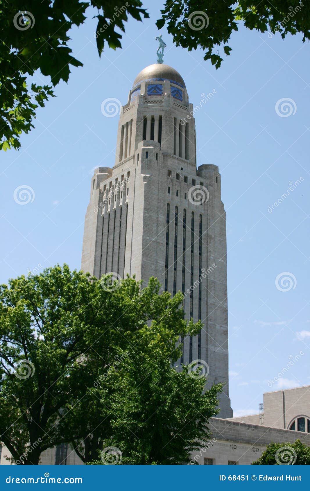 Nebraska Capital Tower stock image. Image of historic, tower - 68451