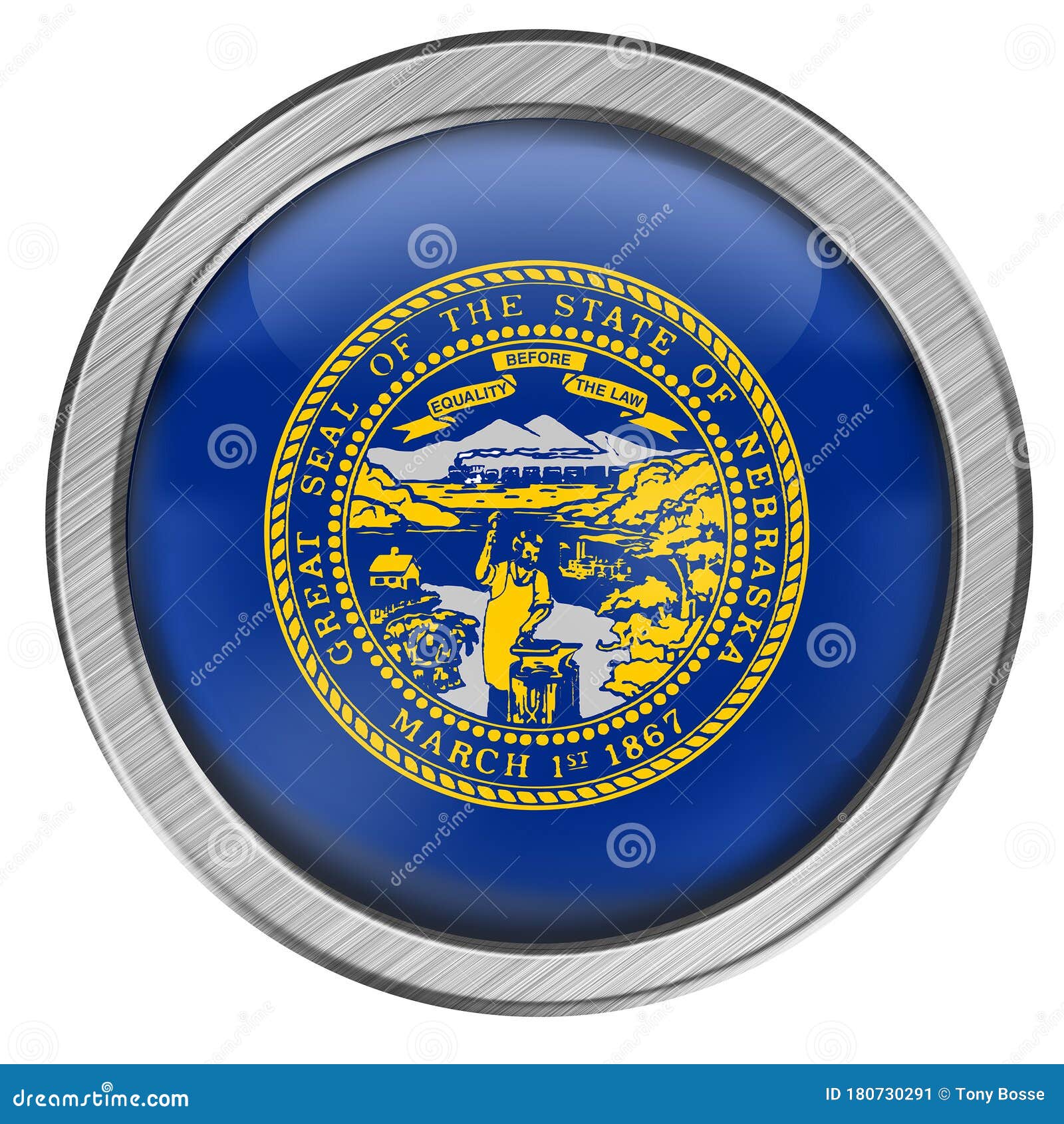 Nebraska Glass Web Button editorial photo. Image of emblem - 180730291