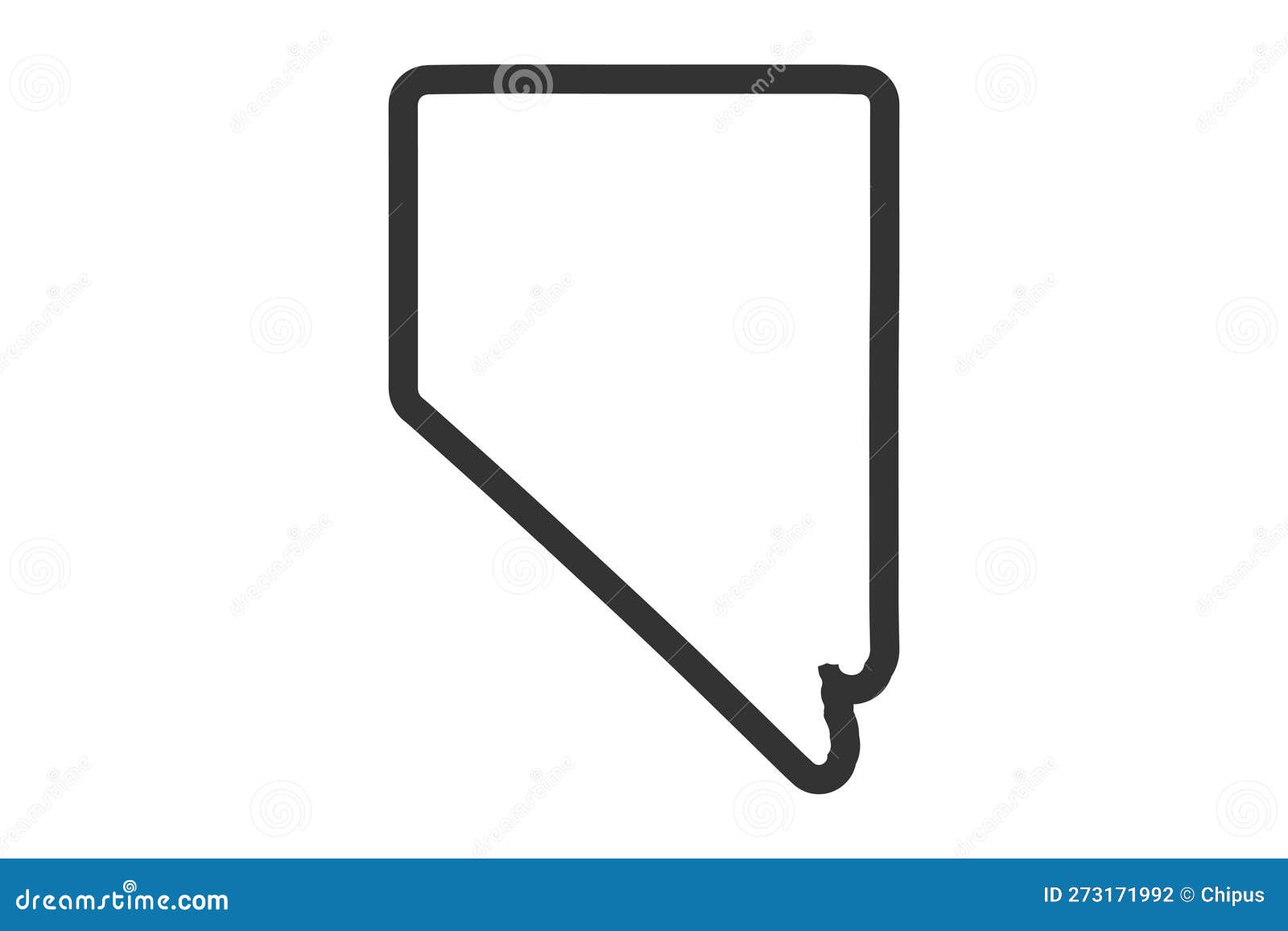 Nebraska Outline Symbol. US State Map. Vector Illustration Stock Vector ...