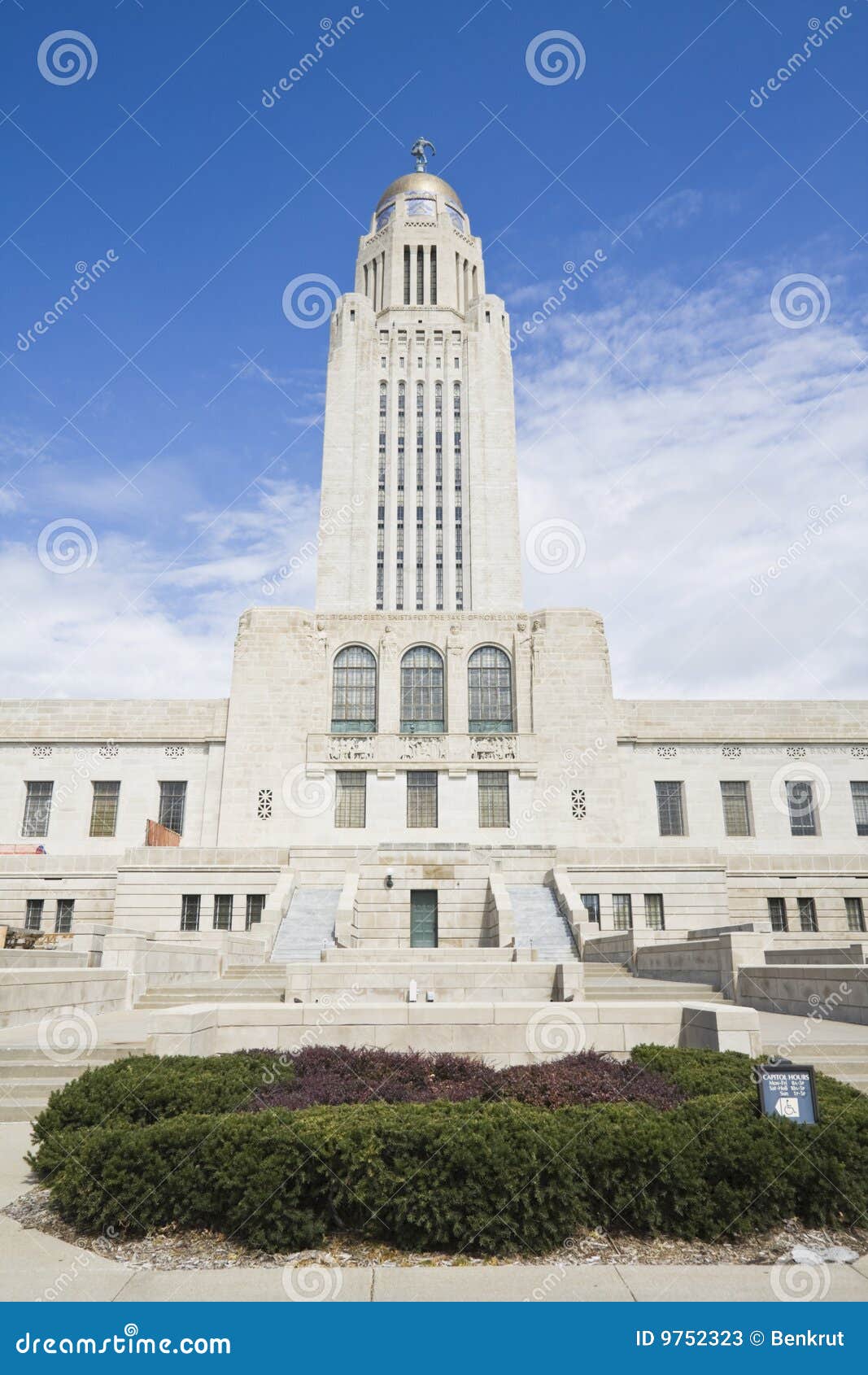 Nebraska - State Capitol stock image. Image of style, lincoln - 9752323