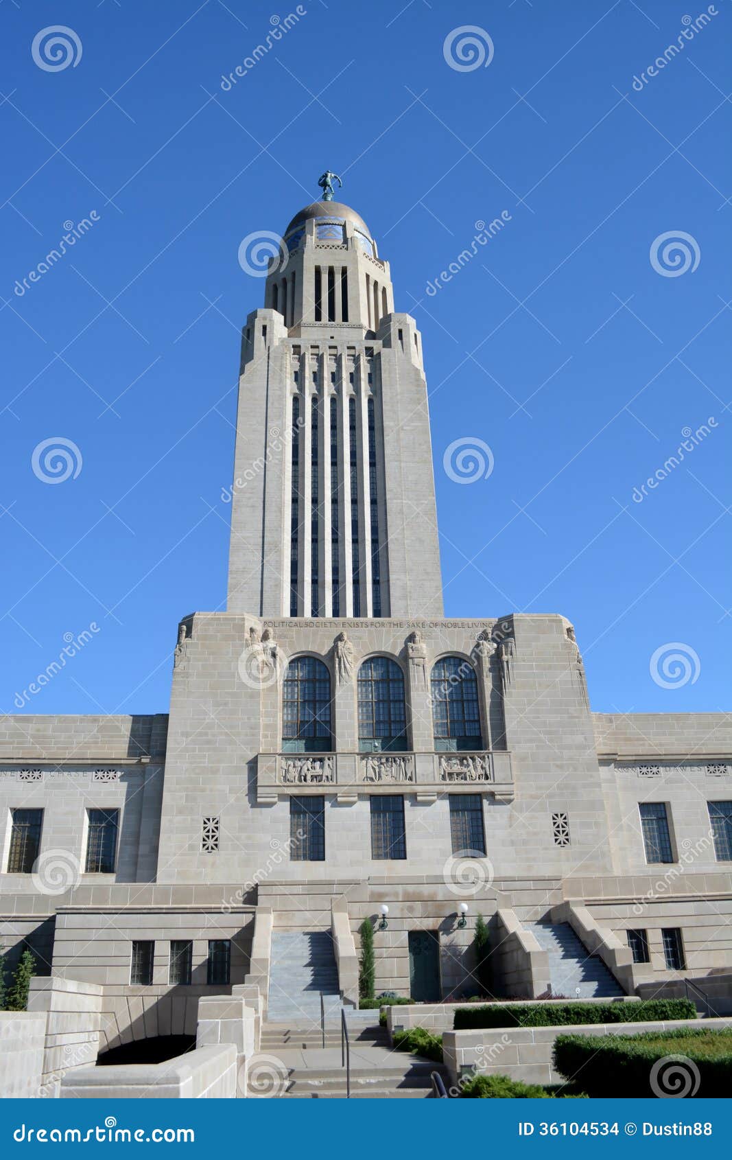 Nebraska State Capitol stock photo. Image of legislature - 36104534