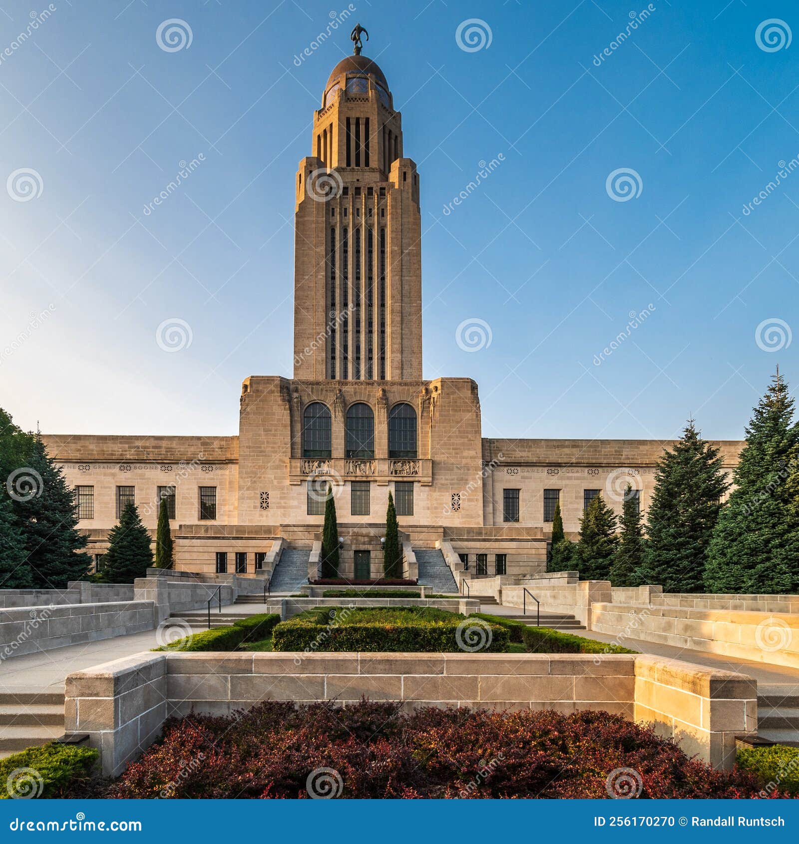 Nebraska State Capitol stock photo. Image of house, dome - 256170270