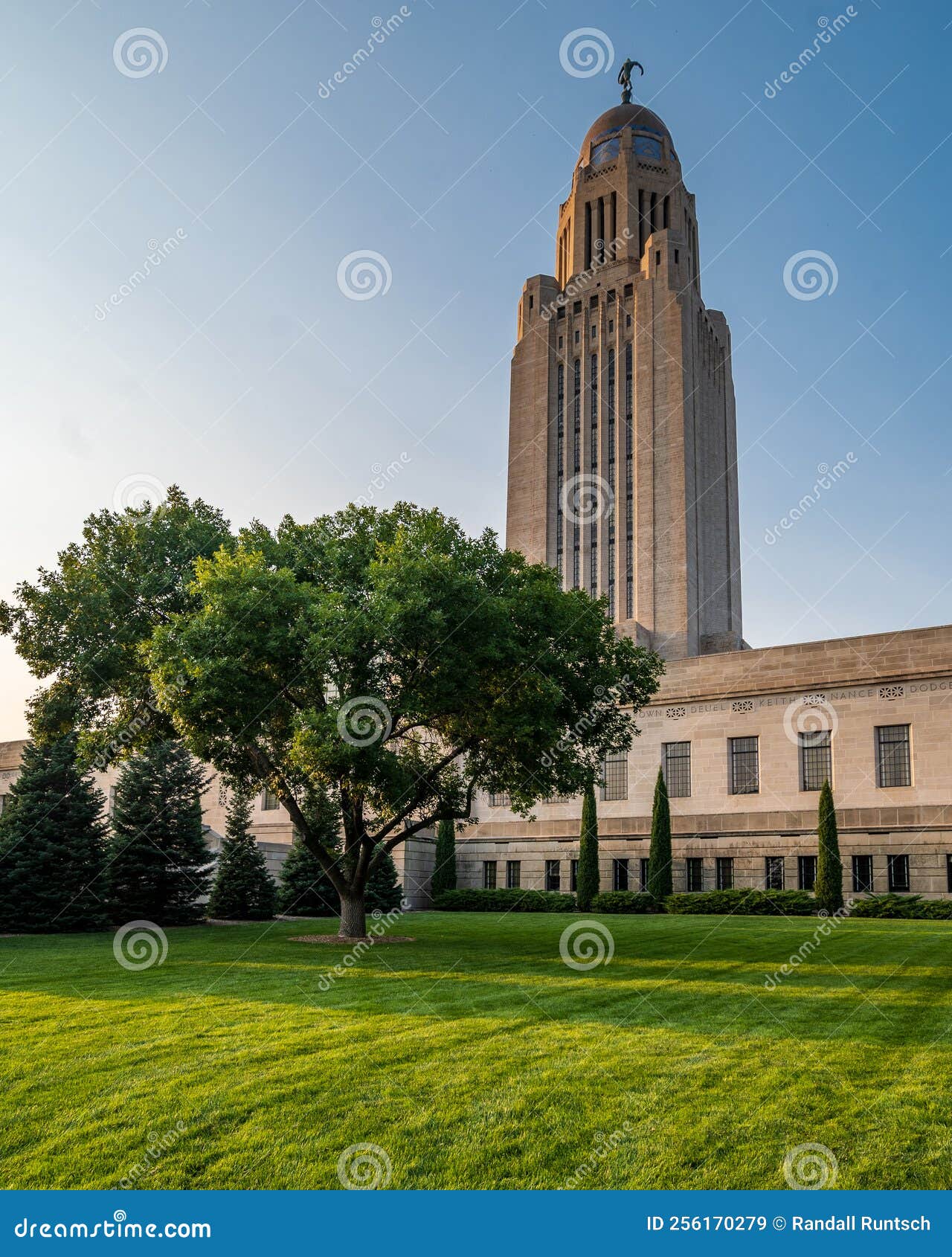 Nebraska State Capitol stock image. Image of house, state - 256170279