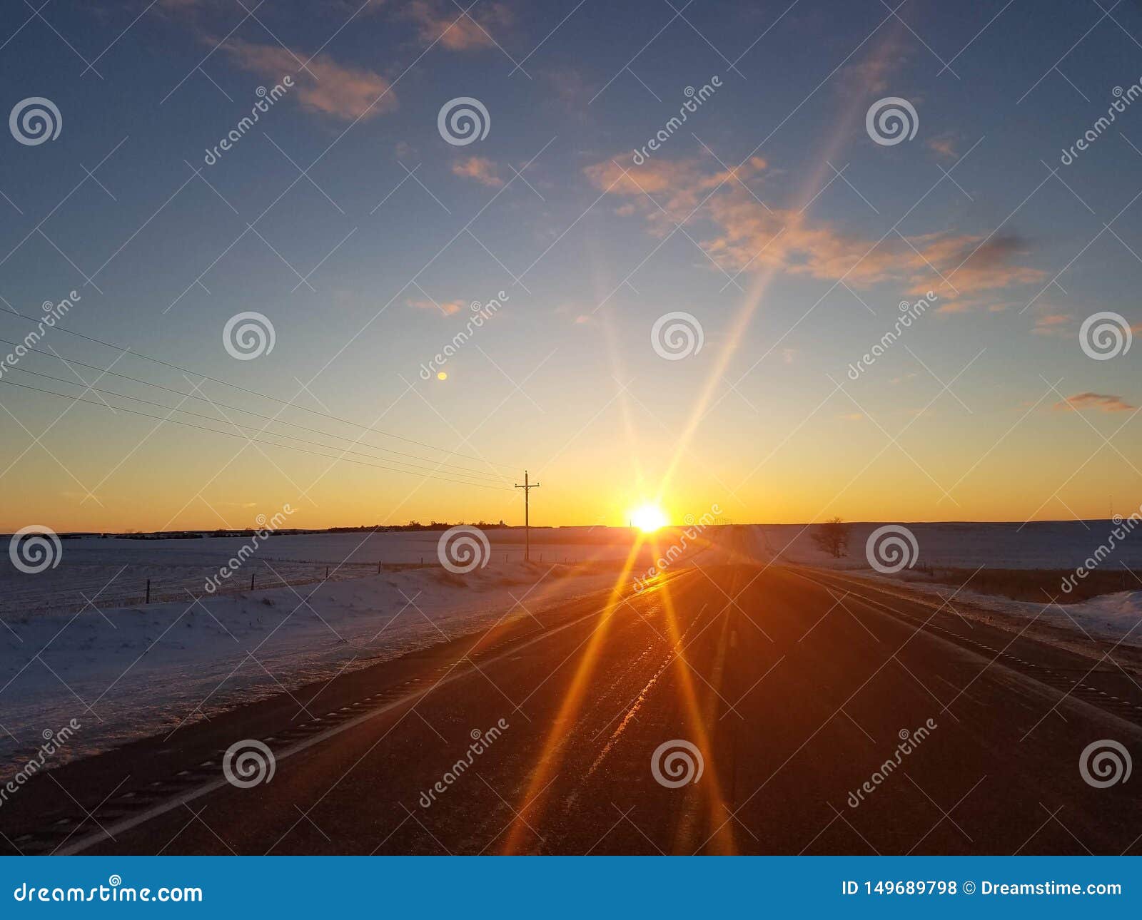 Nebraska sunset stock photo. Image of landscape, nebraska - 149689798