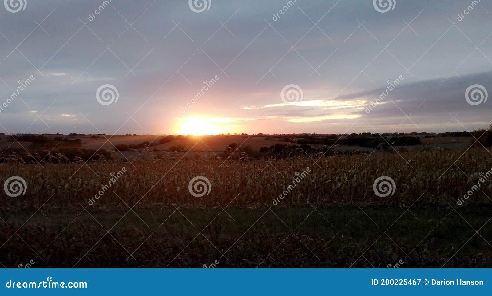 Nebraska sunsets Nature stock image. Image of sunsets - 200225467