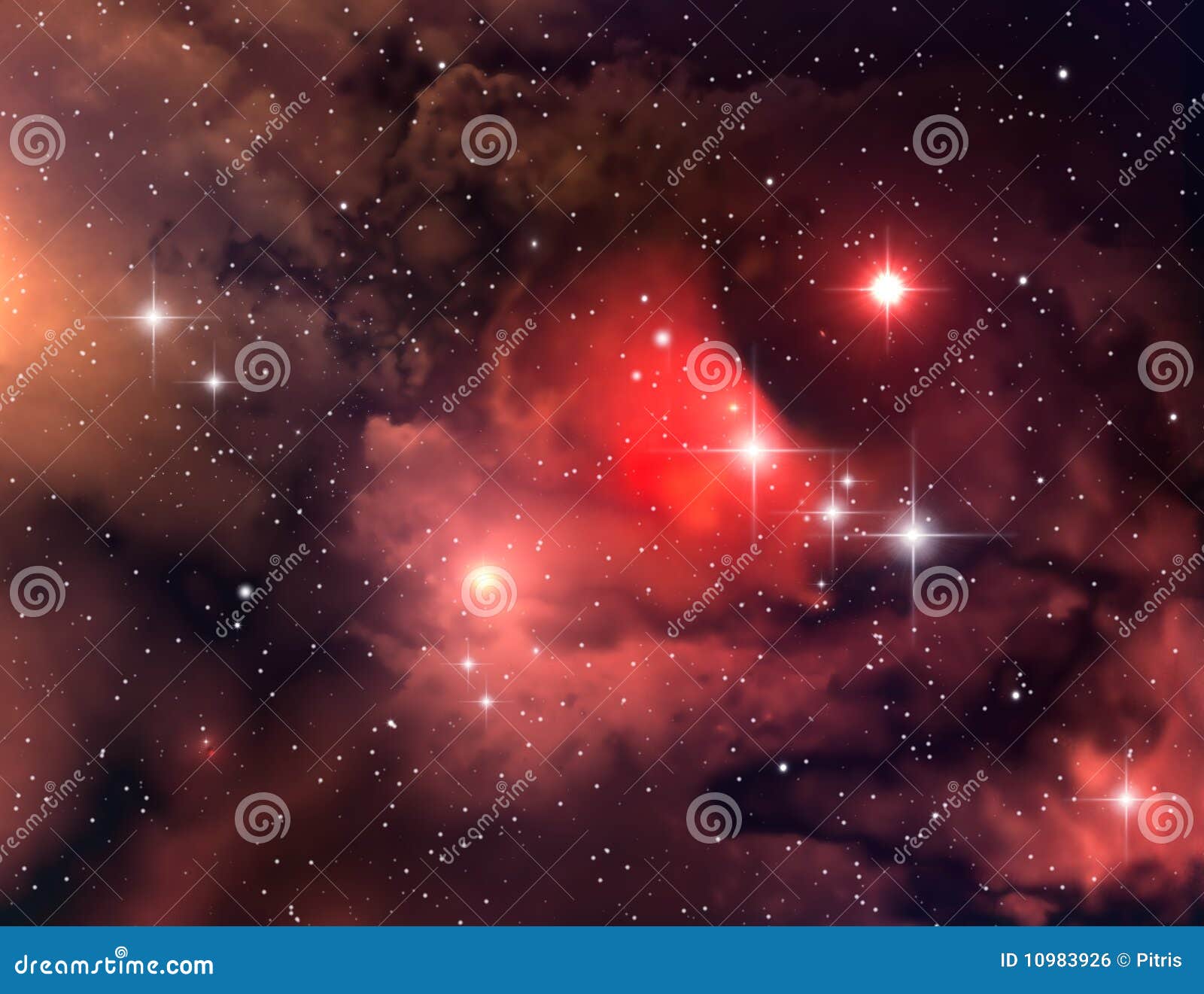 Nebula ( Abstract Background ) Stock Illustration - Illustration of ...