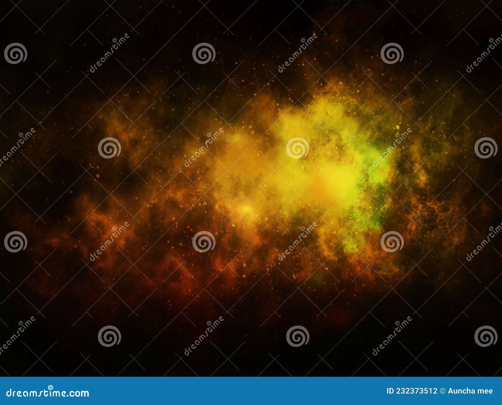 Nebula Clouds in Outer Space Background. Stock Photo - Image of planet ...